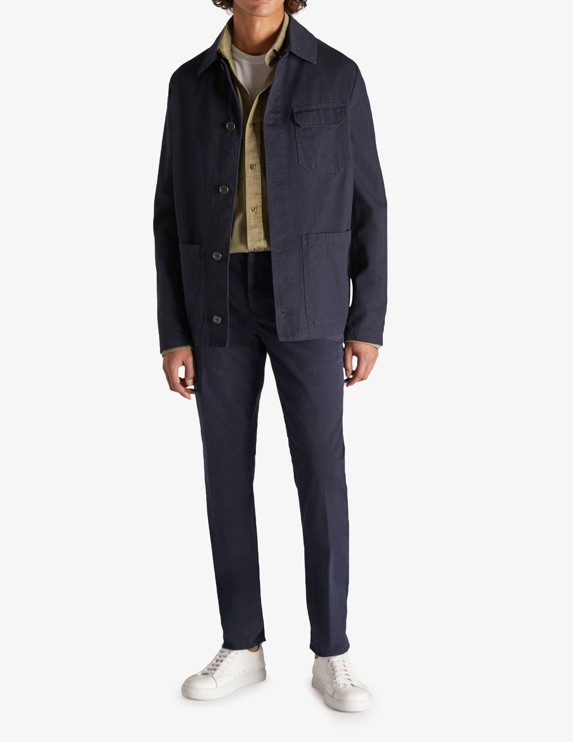 Shop Slowear Incotex Slim fit trousers in certified stretch gabardine on Rinascente