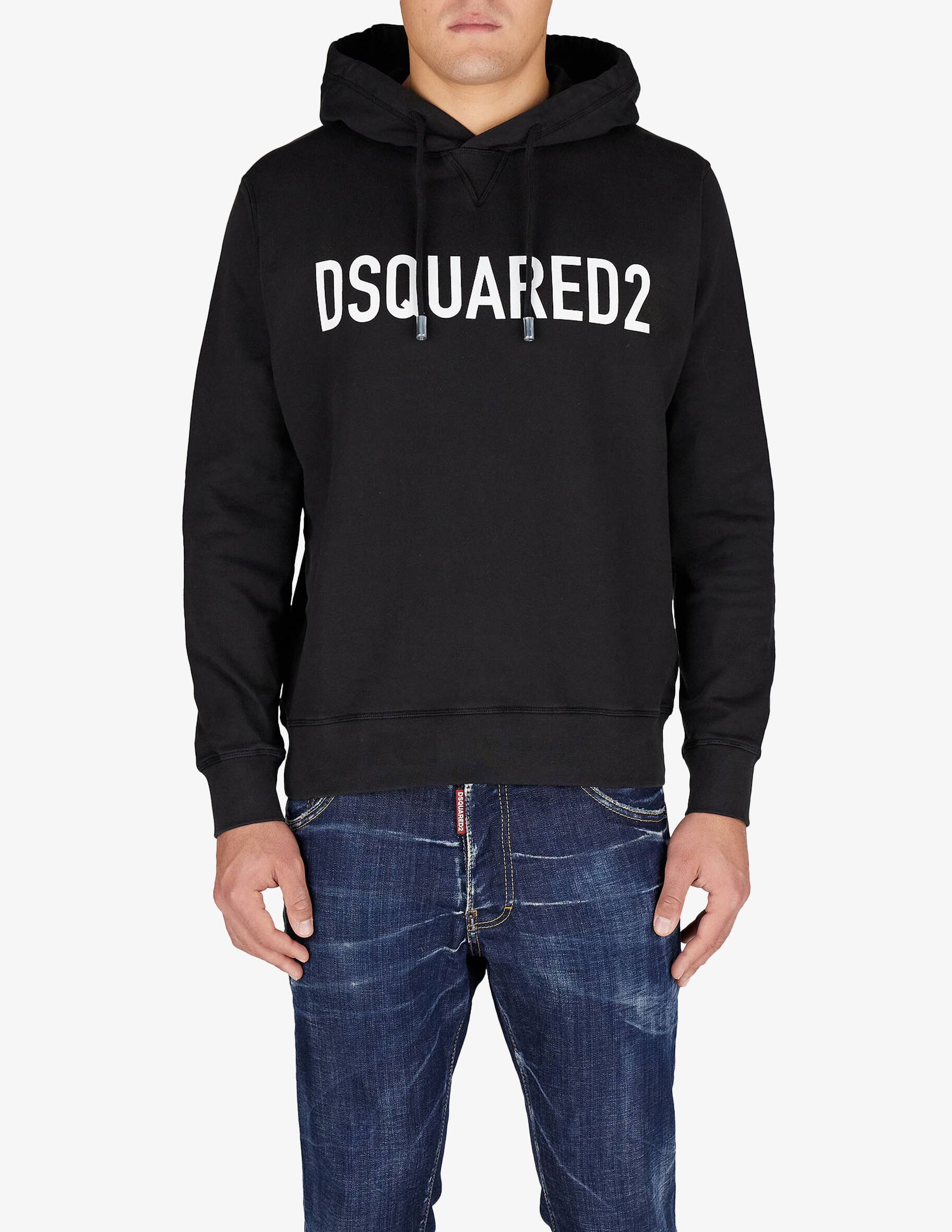 Acquista Dsquared2 Felpa con cappuccio con logo su Rinascente