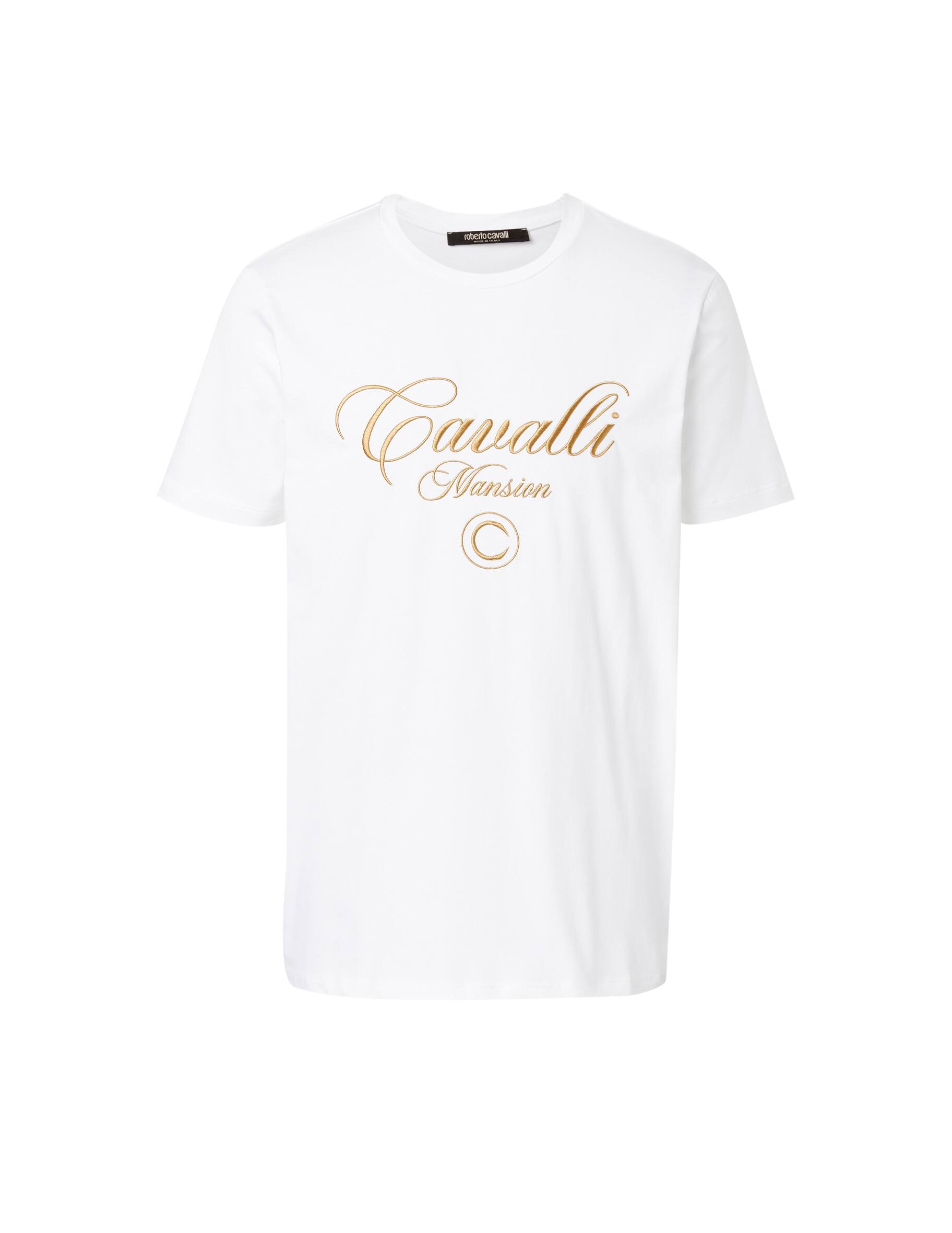 Shop Roberto Cavalli Slim fit t-shirt on Rinascente
