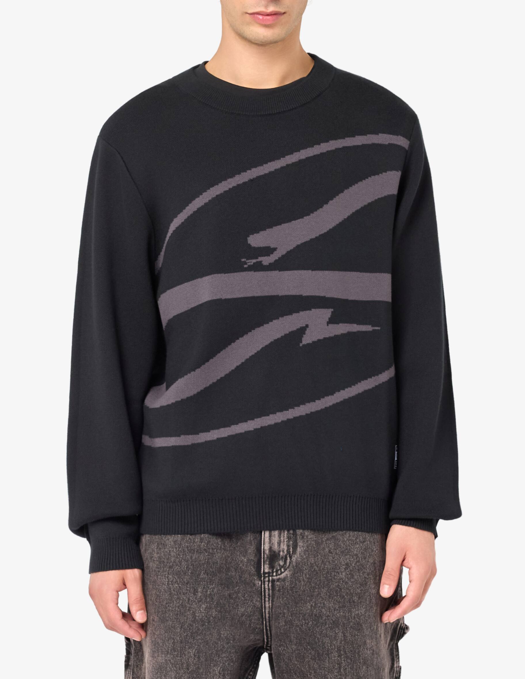 Shop Propaganda Knitwear big logo jumper on Rinascente
