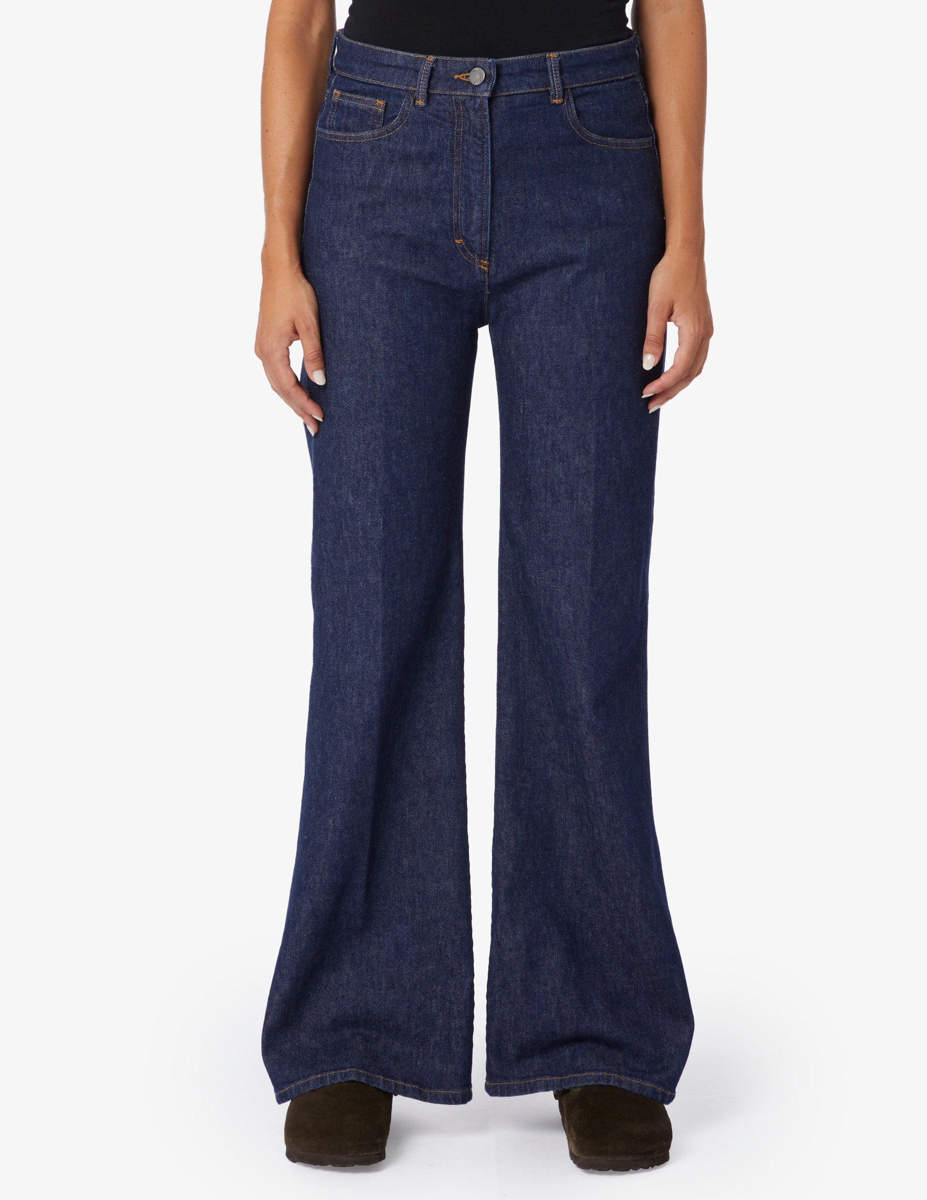 Shop SEVENTY Flare jeans on Rinascente