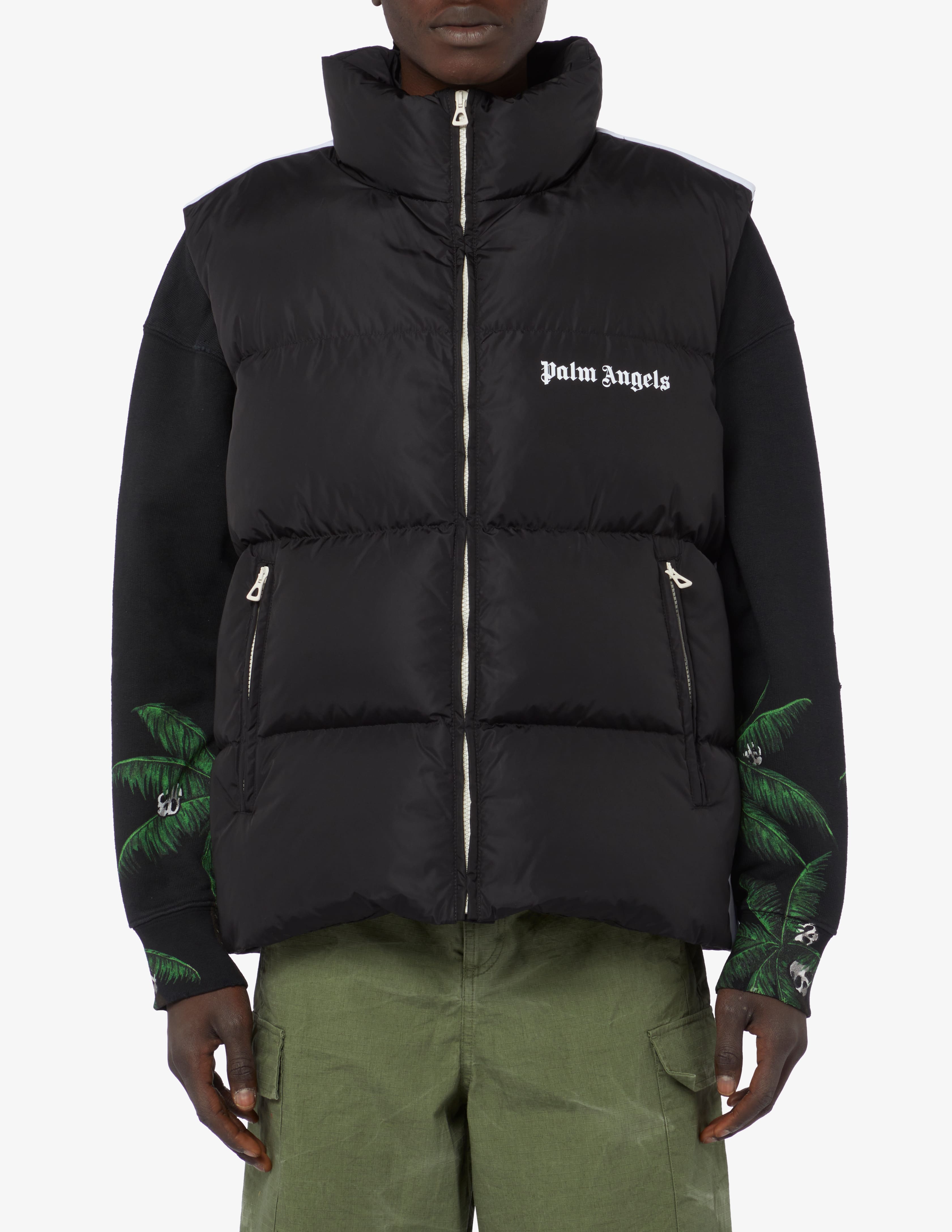 Acquista Palm Angels Gillet imbottito track su Rinascente