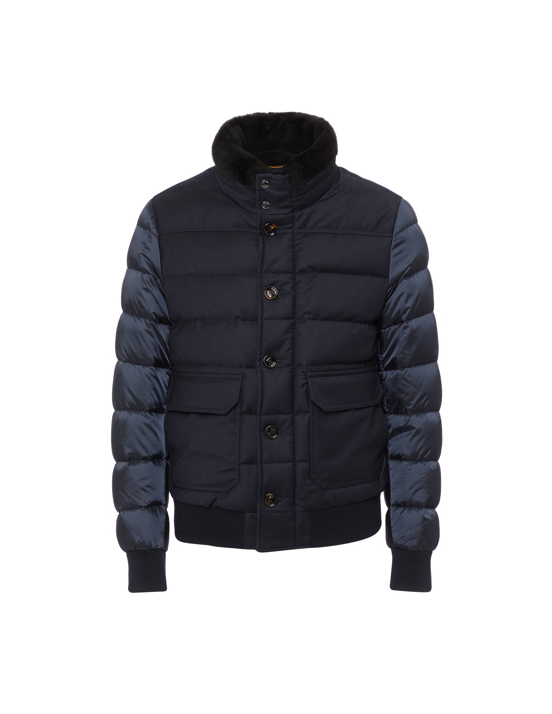 Shop MooRER Double fabric bomber on Rinascente