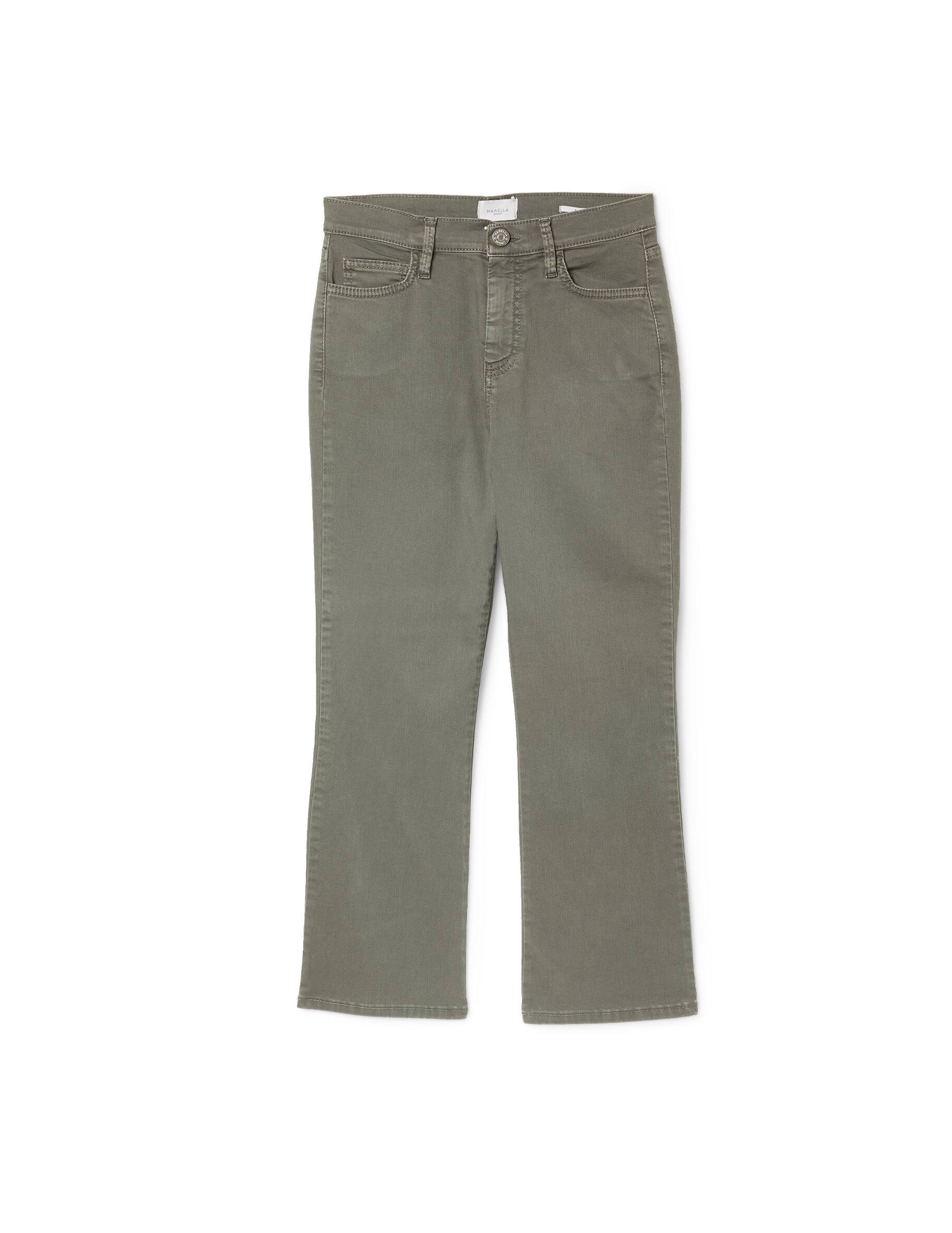 Shop Marella Cotton trousers Sarong on Rinascente