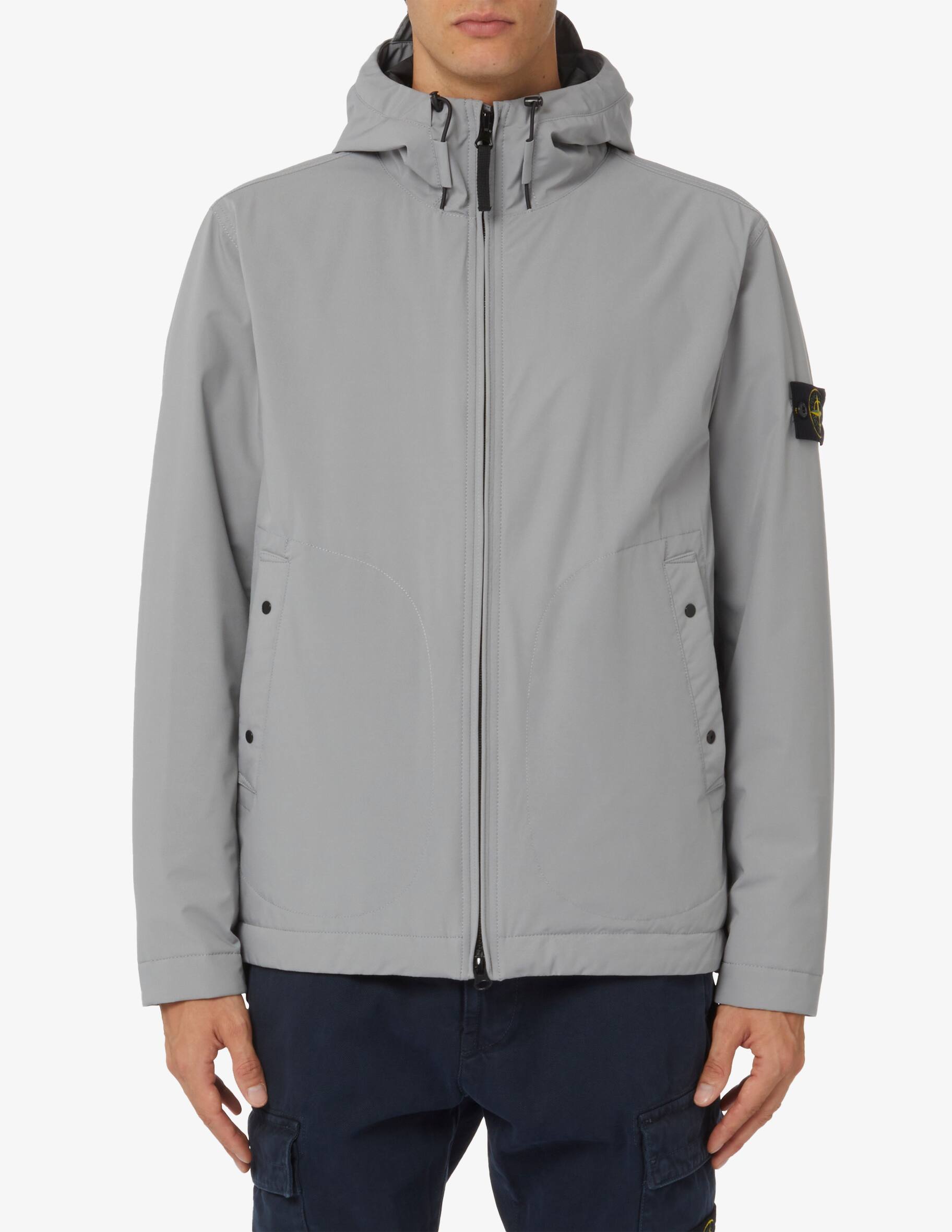 Shop Stone Island Softshell primaloft jacket on Rinascente