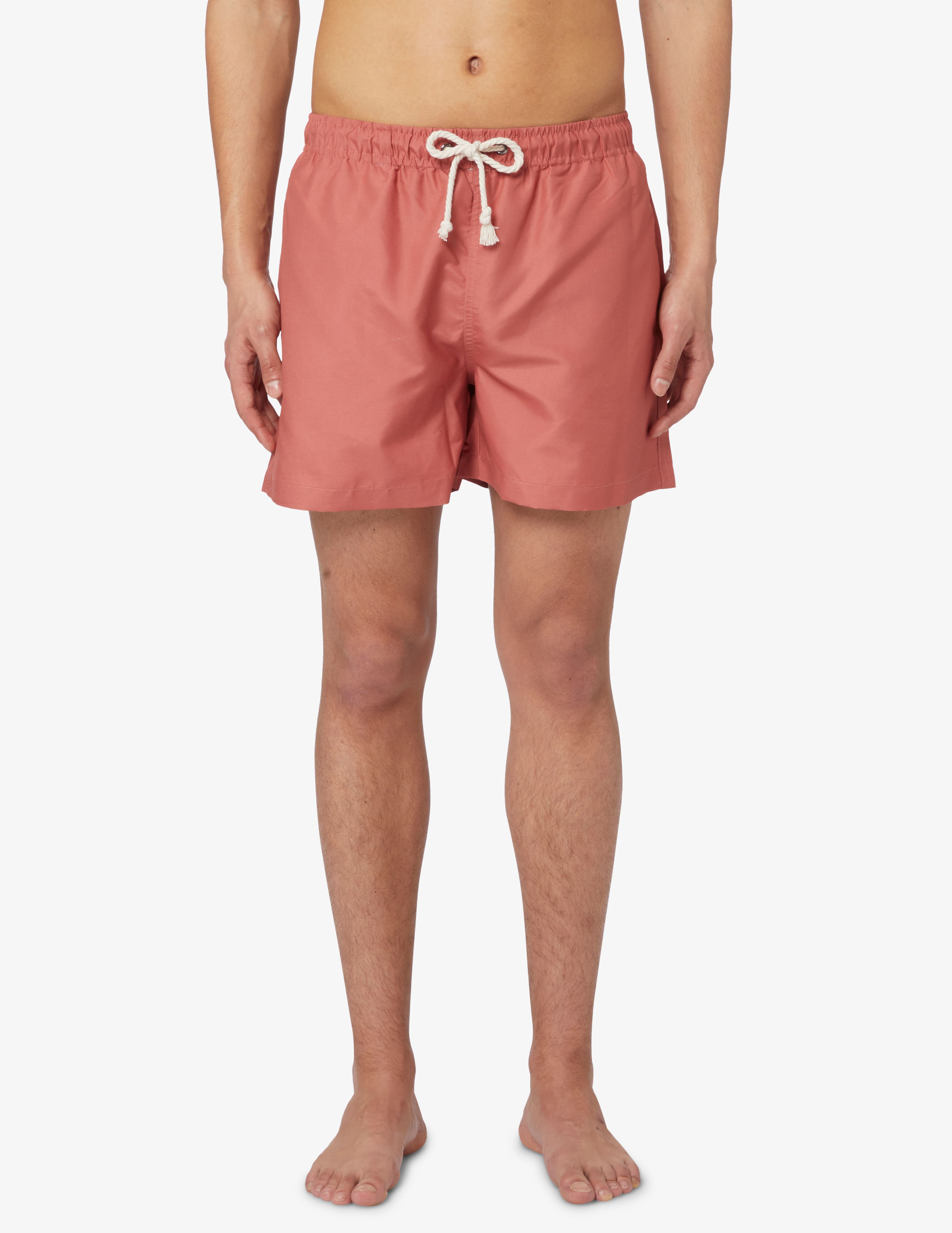 Shop Gassa D'Amante Cinque terre sustainable swim shorts Pink on Rinascente
