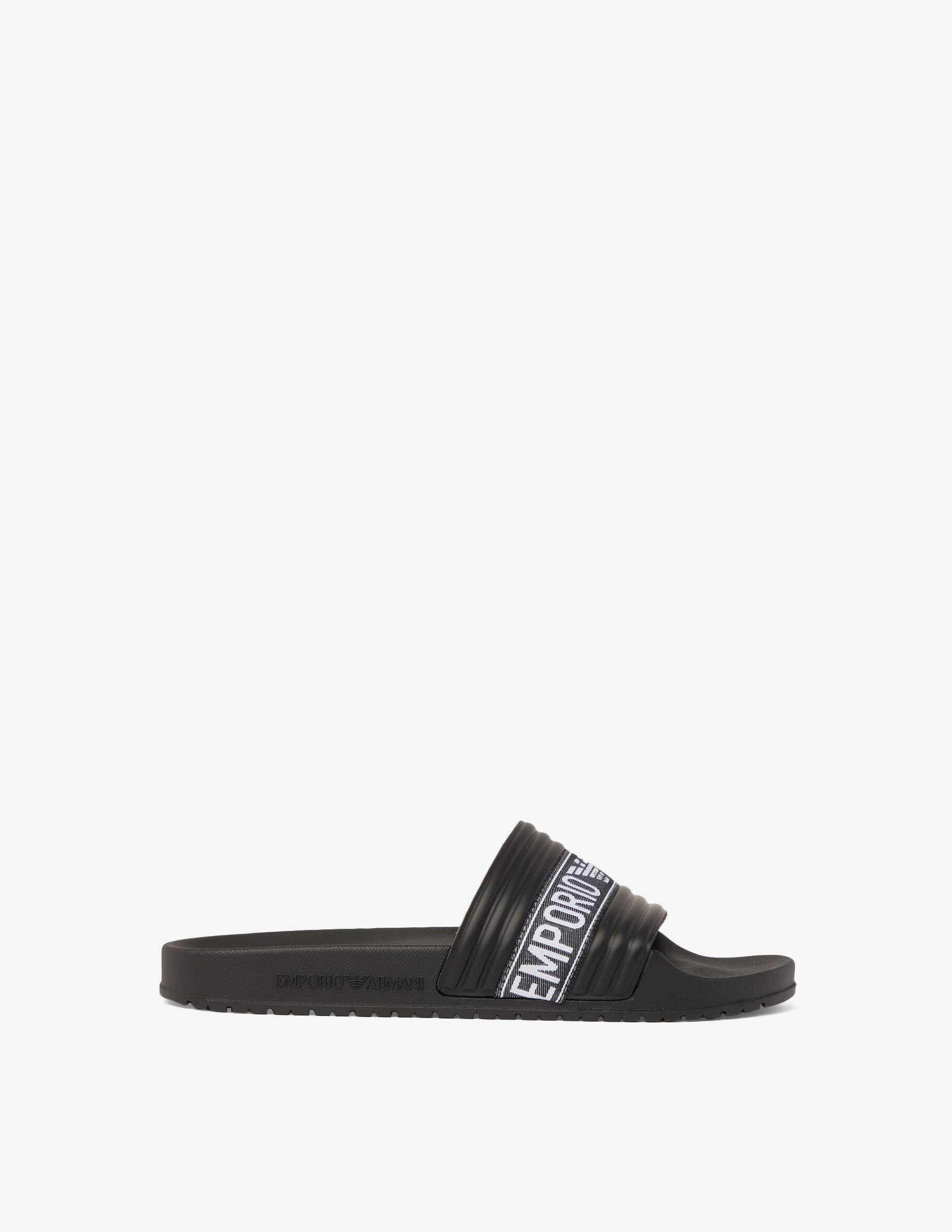 Shop Emporio Armani Slippers on Rinascente