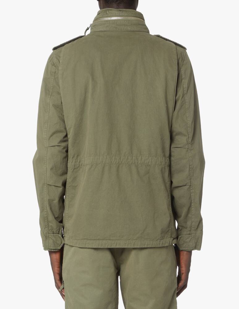 Shop Aspesi Mini field cotton jacket - green on Rinascente