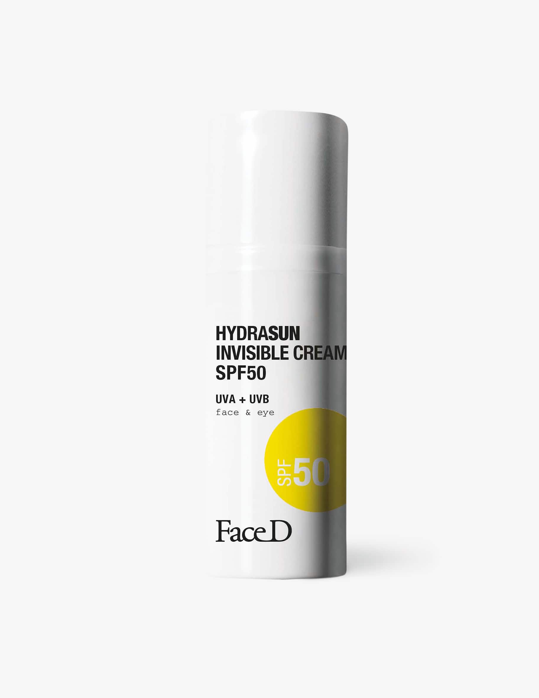 Shop Face D Hydrasun Invisible Cream SPF 50 on Rinascente