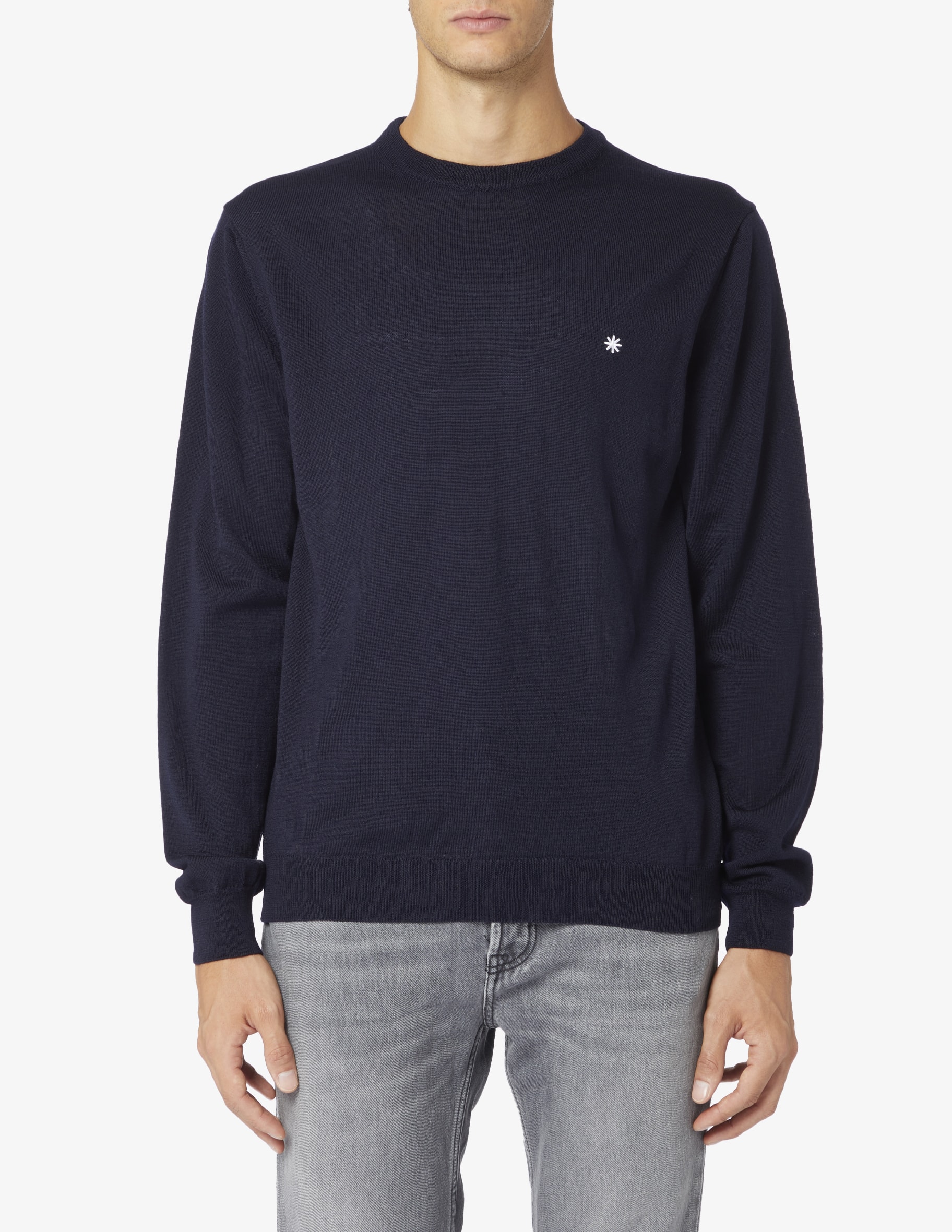 Shop Manuel Ritz Fin 14 crewneck jumper on Rinascente