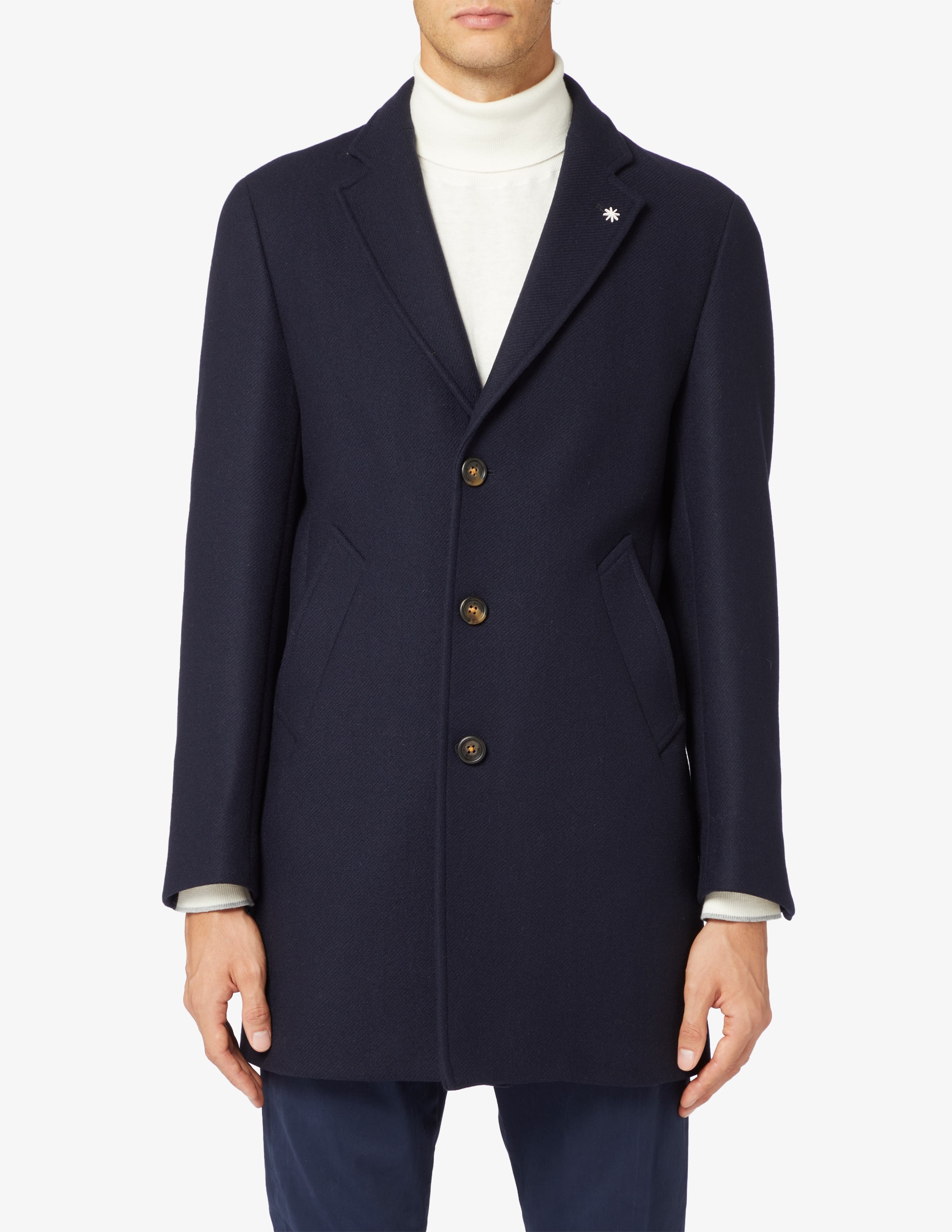 Shop Manuel Ritz Regular fit coat on Rinascente