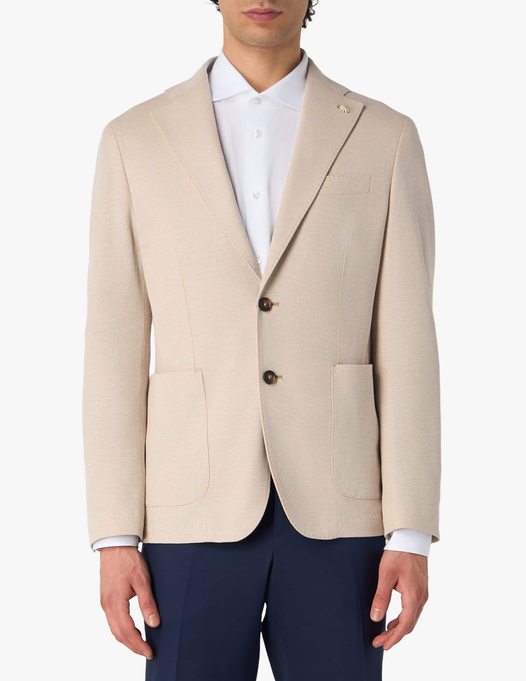 Shop Manuel Ritz Giacca piquet blazer on Rinascente