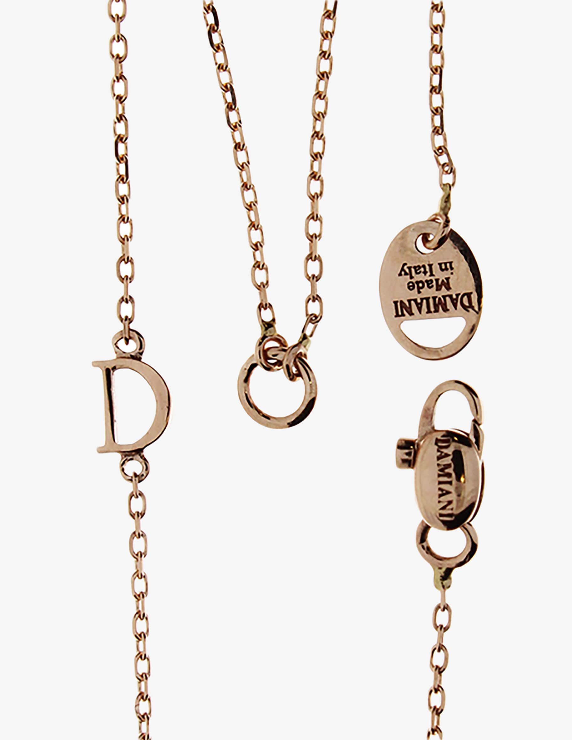 Shop Damiani My First diamond chain in 9kt gold on Rinascente