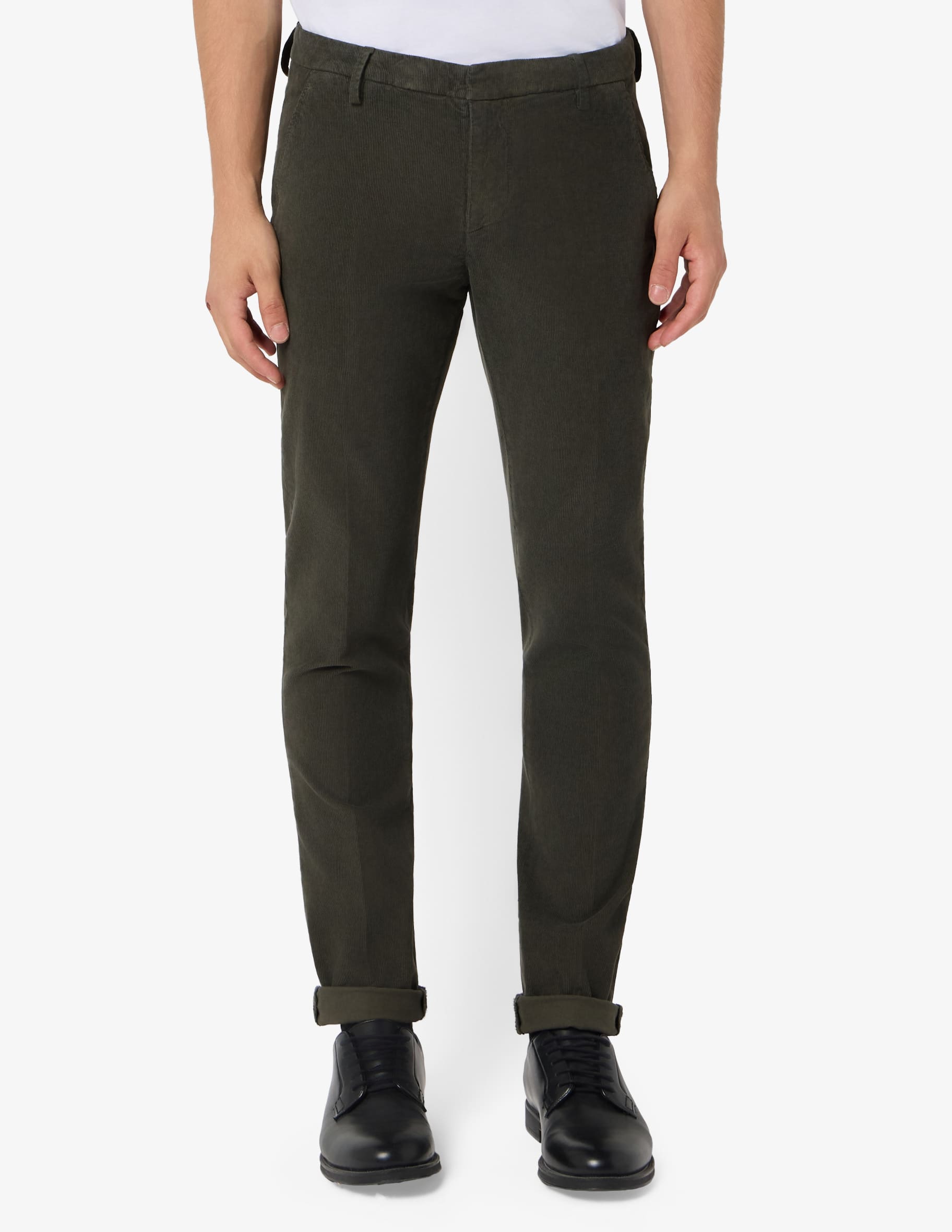 Shop Dondup Gaubert pinstripe trousers on Rinascente