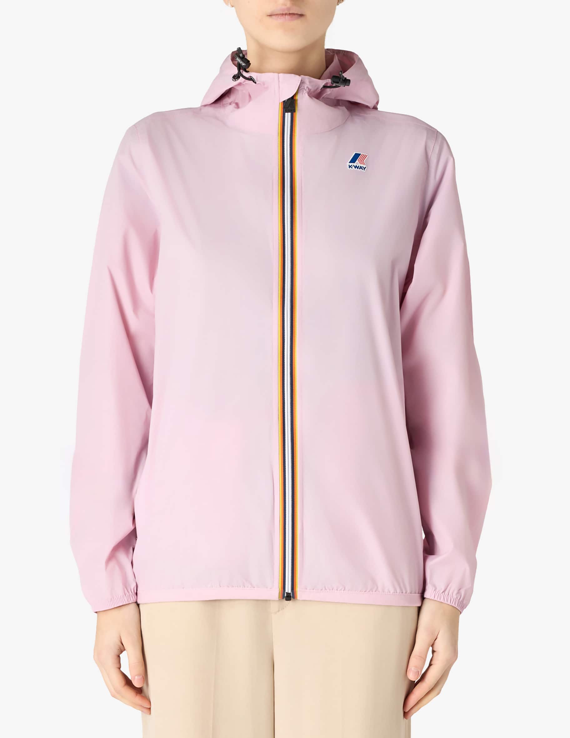 Shop K-Way Claude hooded jacket on Rinascente