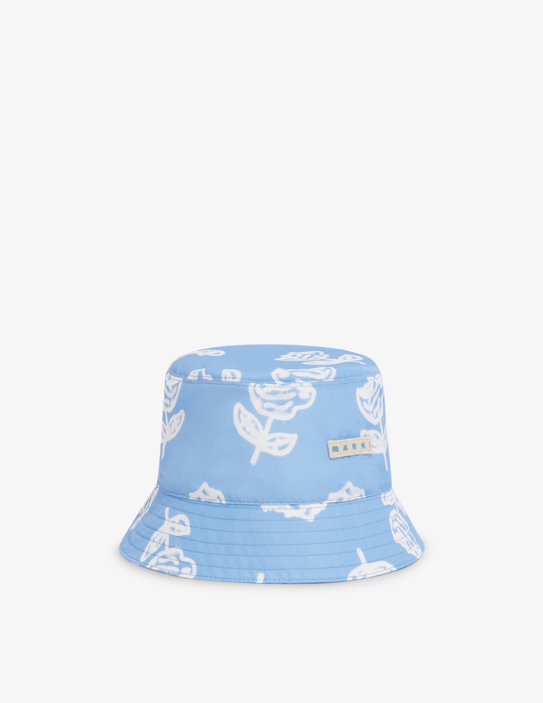 Shop Marni Rose print bucket hat on Rinascente