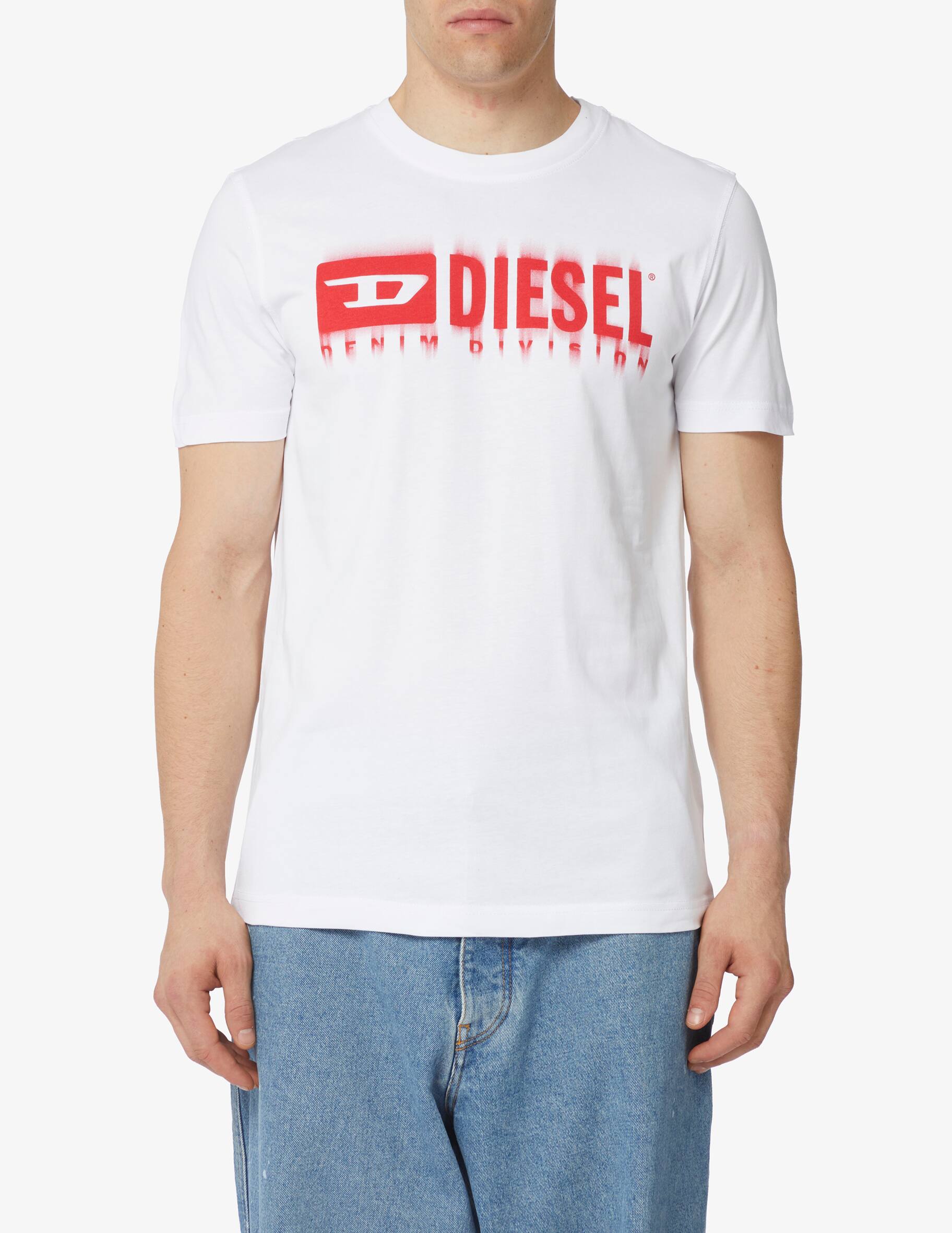 Acquista Diesel Maglietta con logo lettering sfumato su Rinascente
