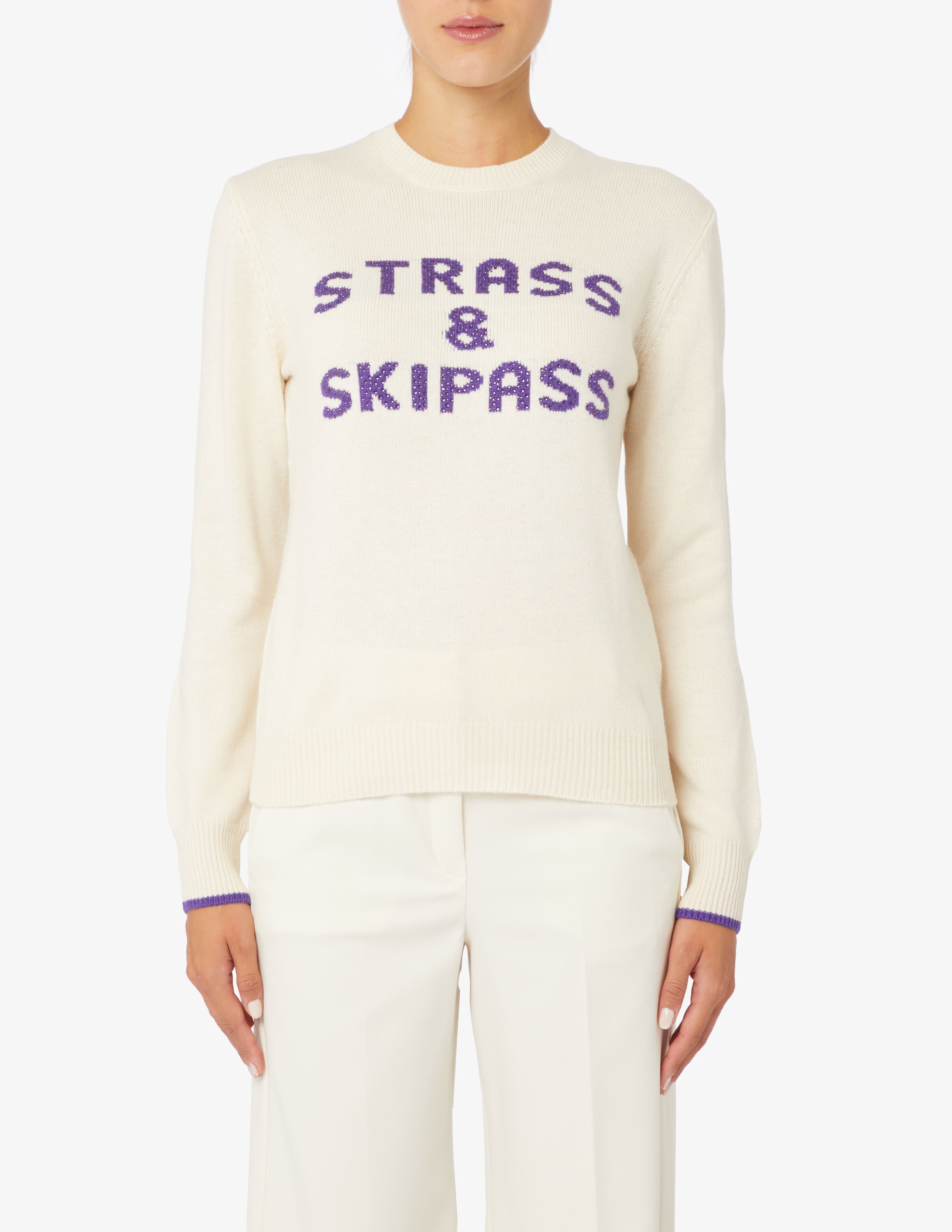 Shop MC2 Saint Barth New queen crewneck sweater on Rinascente