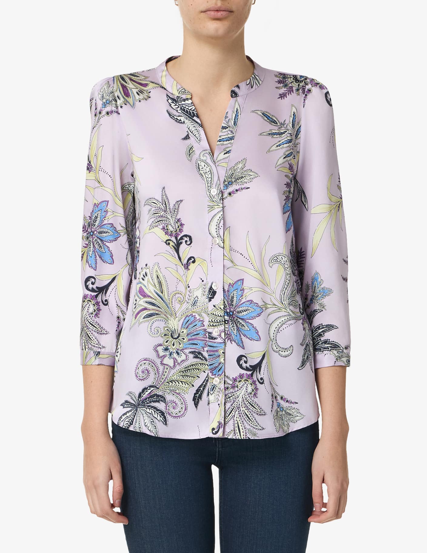 Shop EMME Marella Geova floral blouse on Rinascente
