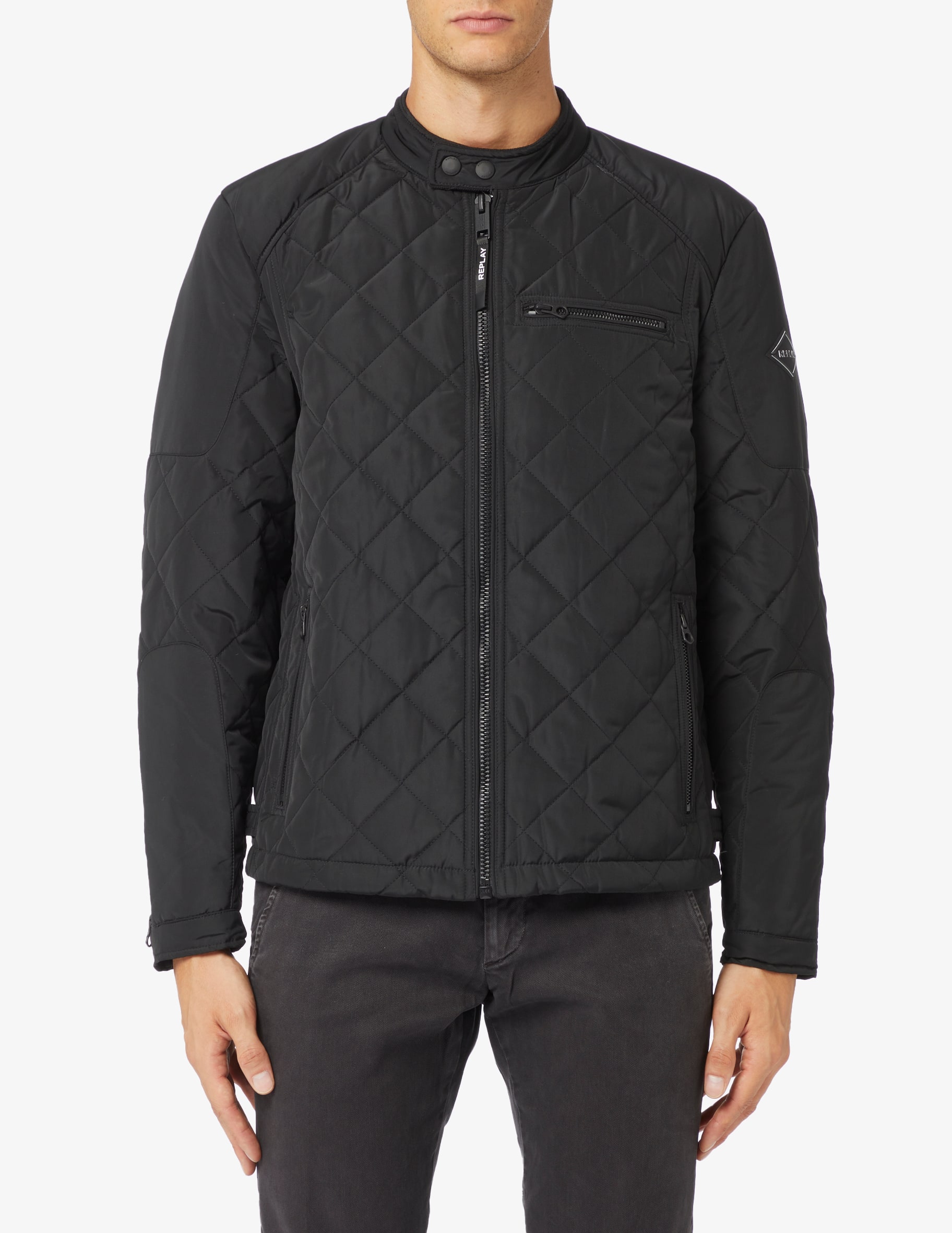 Shop Replay Padded bomber jacket on Rinascente