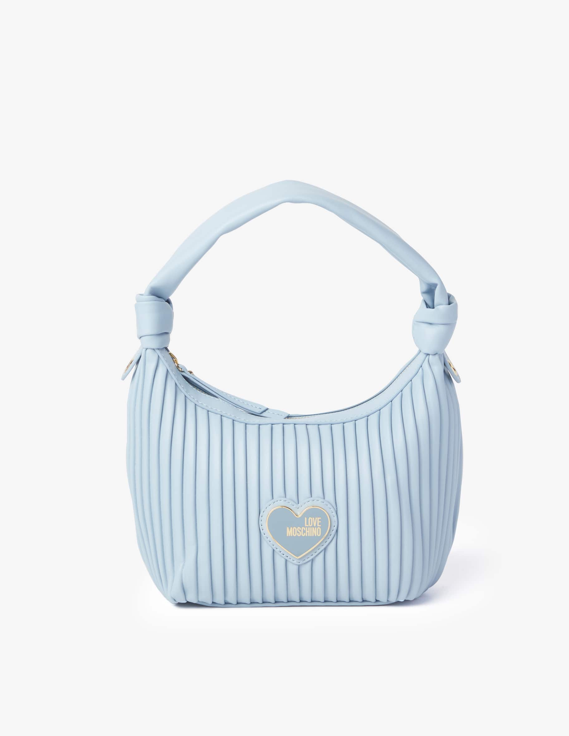 Acquista Love Moschino Mini bag hobo plissettata su Rinascente