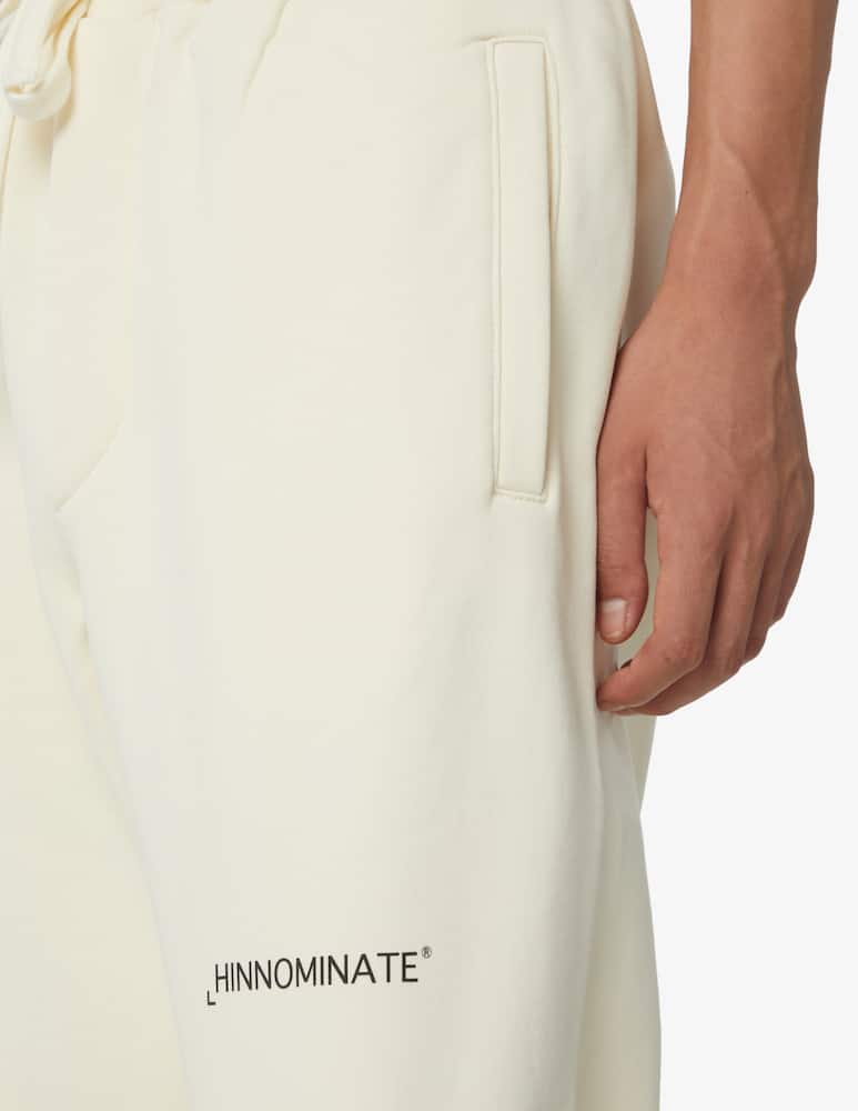 Shop HINNOMINATE Basic logo sweatpants - White on Rinascente