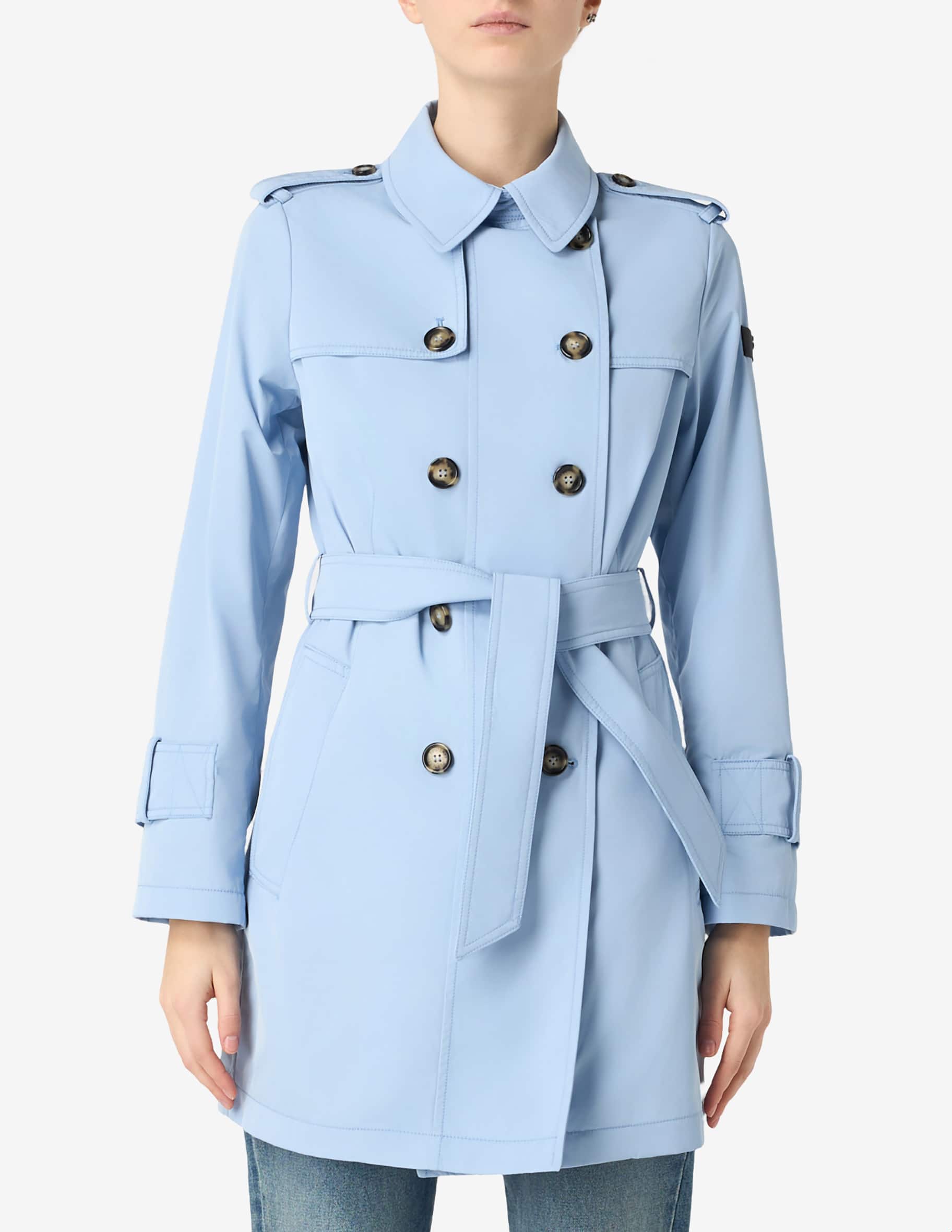 Shop Peuterey Knude trench coat on Rinascente