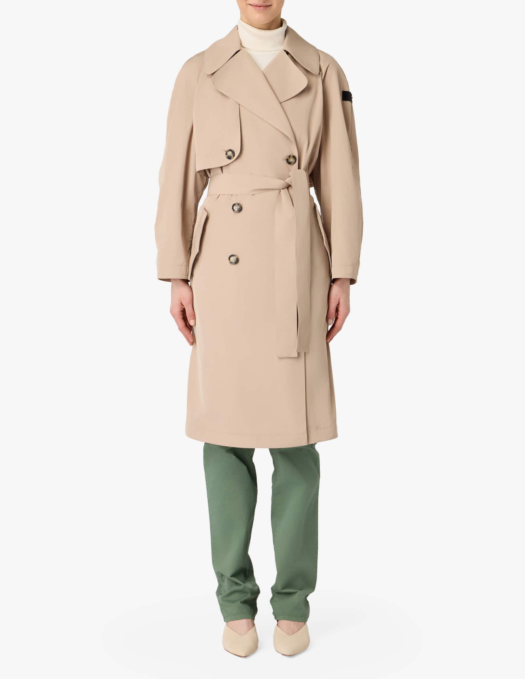Shop Peuterey Runde trench coat on Rinascente