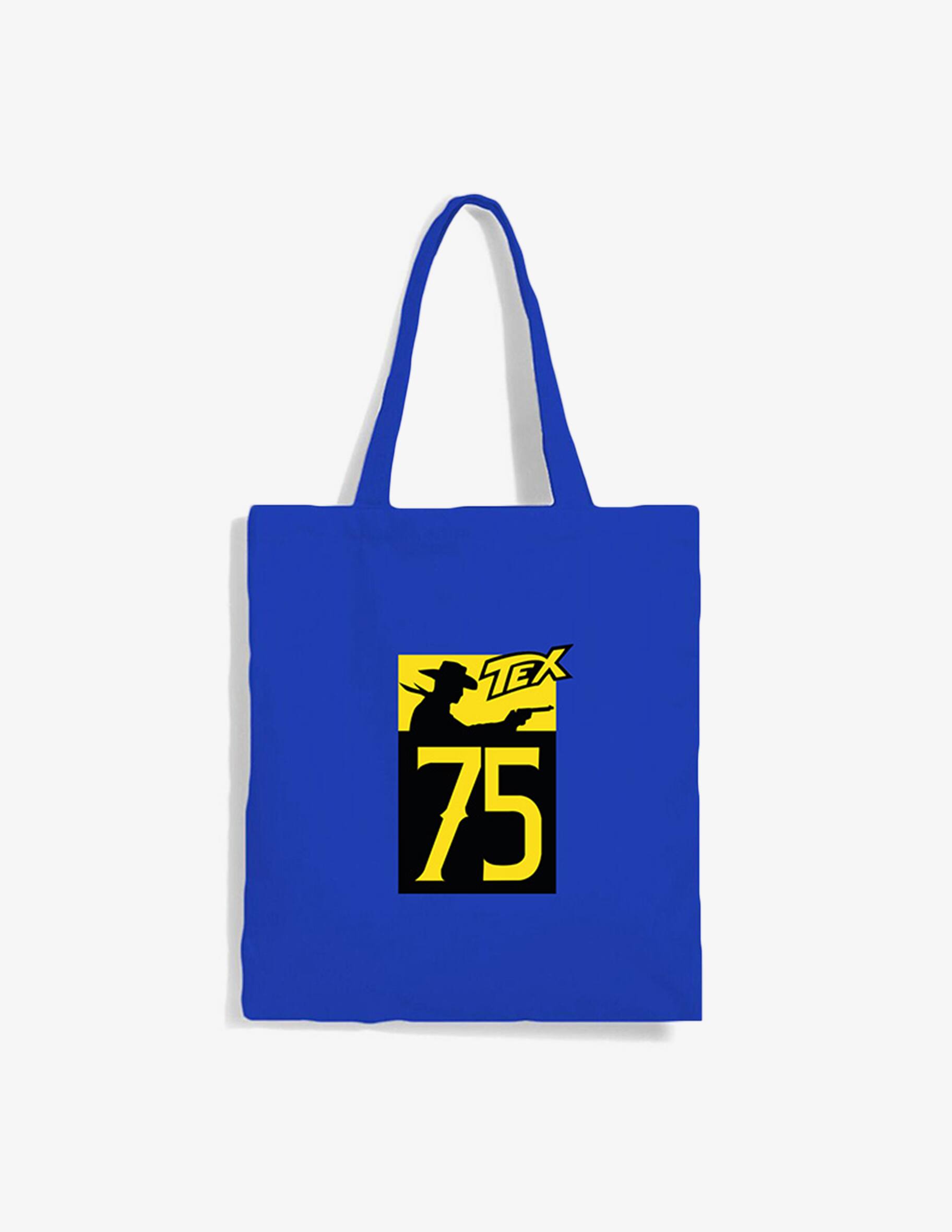 Shop Tex Willer Shopper Tex Logo 75 Blu Royal on Rinascente