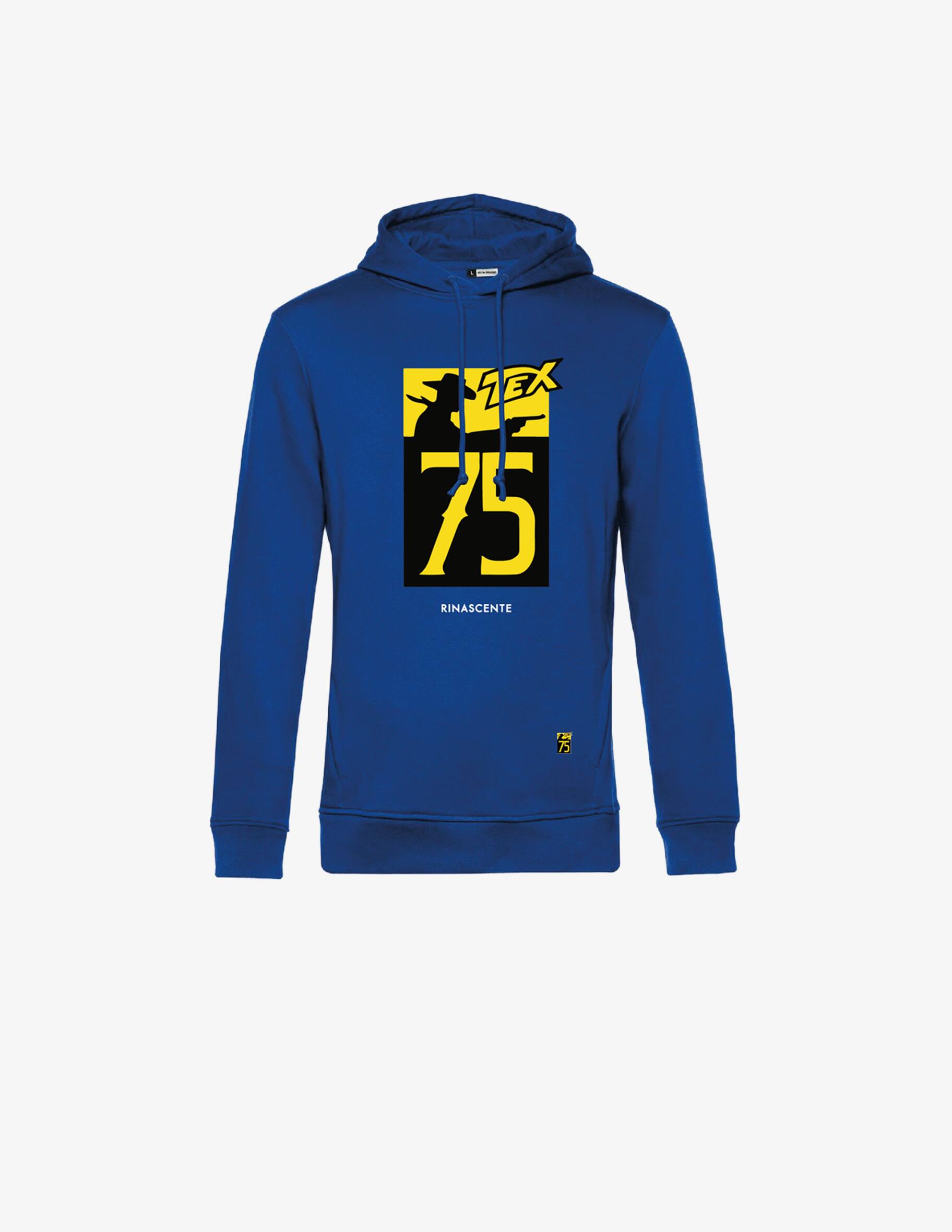 Shop Tex Willer Sweatshirt Cappuccio Tex Logo 75 on Rinascente