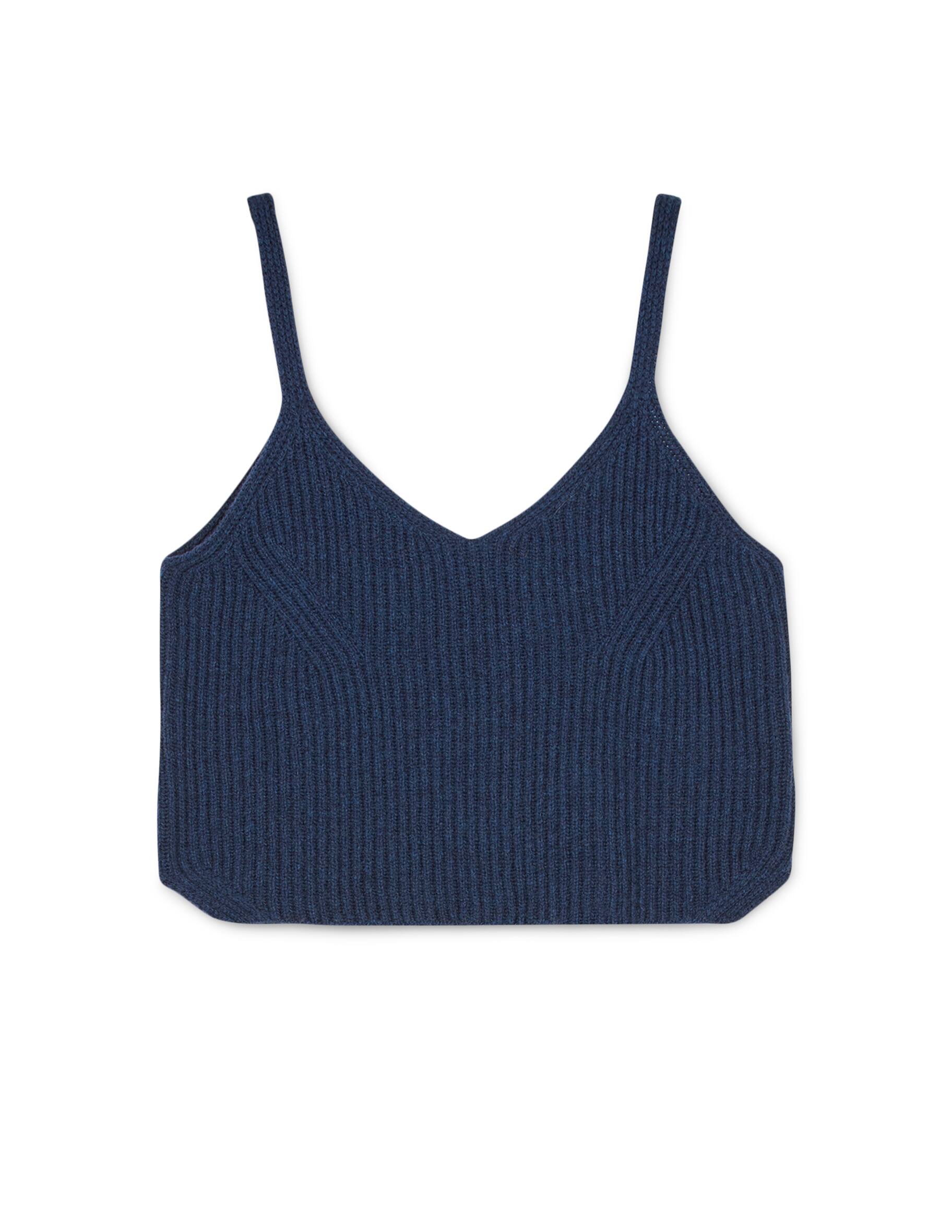 Shop TELA Wool crop top Valeggio on Rinascente
