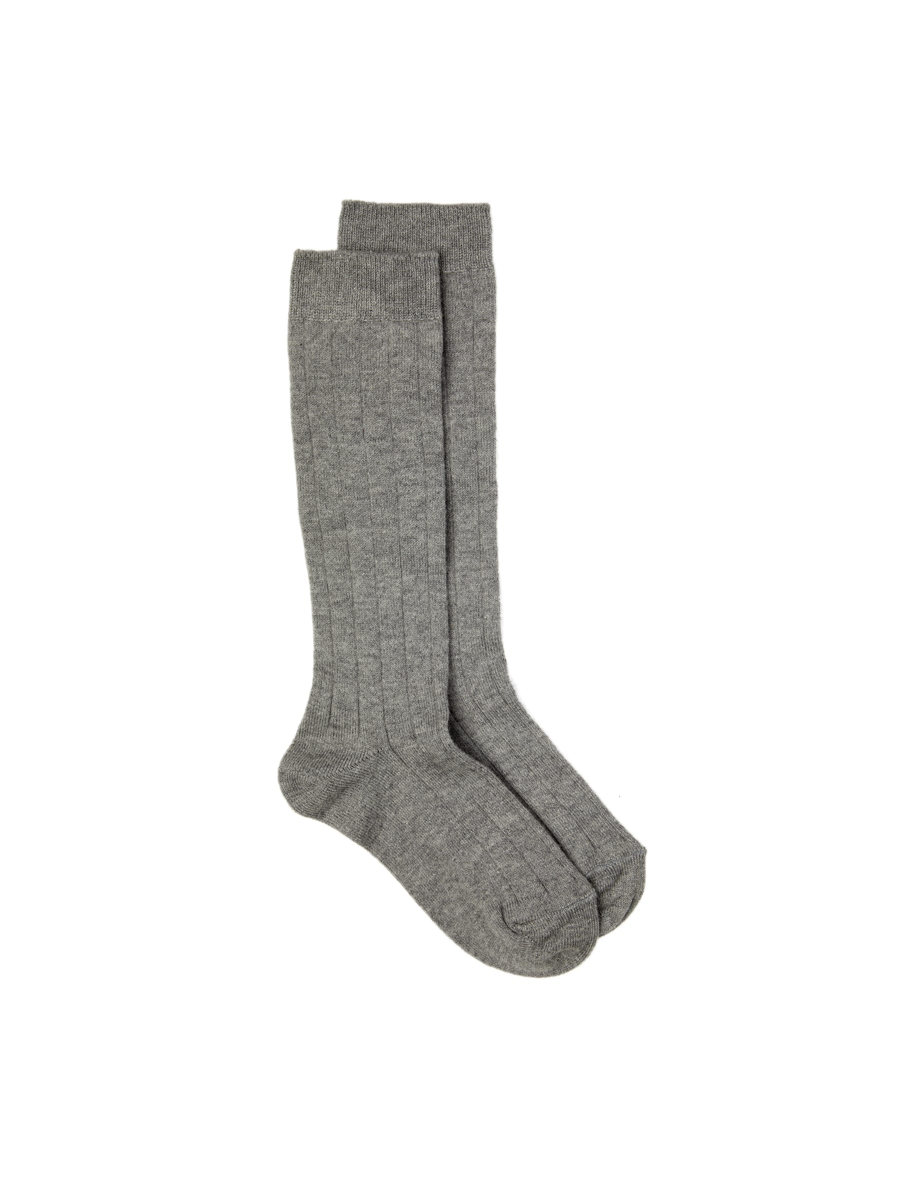 Shop Story Loris Cotton ribbed sporty socks - grey on Rinascente