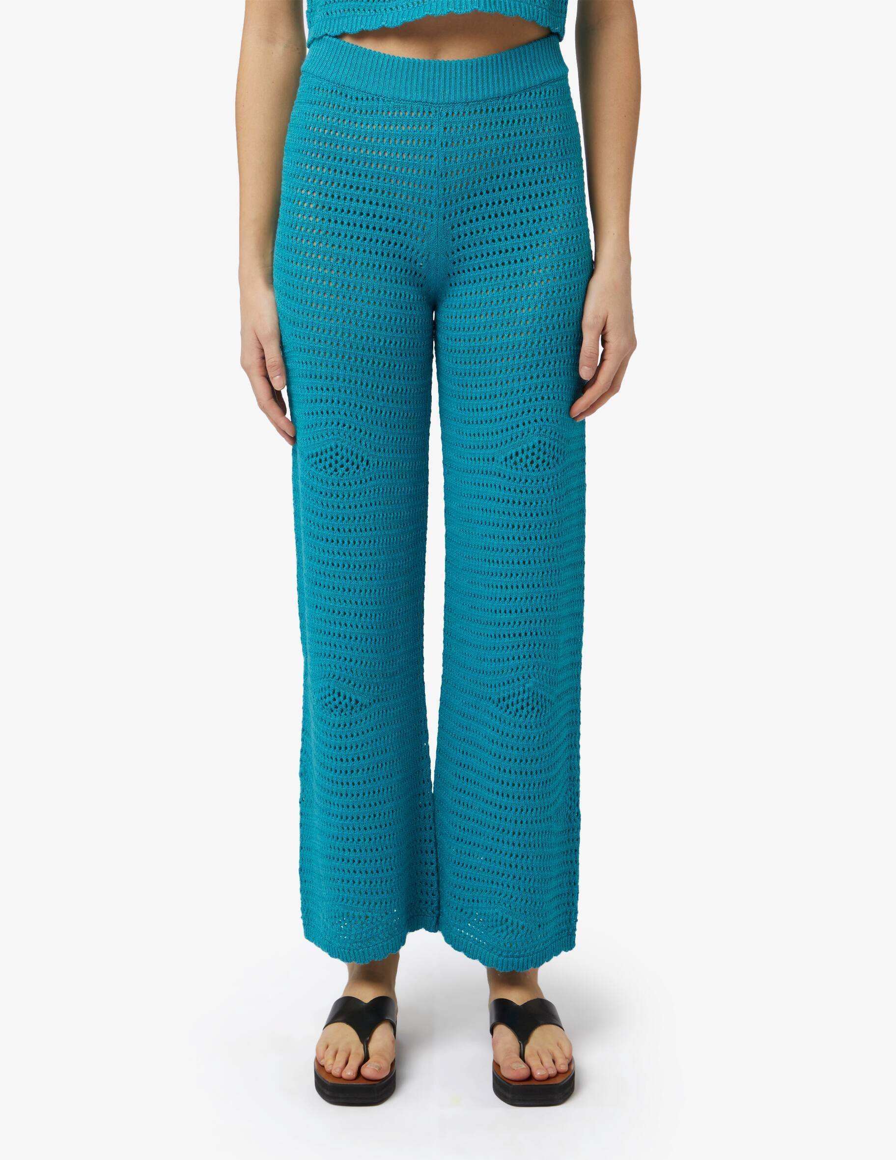Acquista Rinascente Collection Pink Label Pantaloni crochet con ...