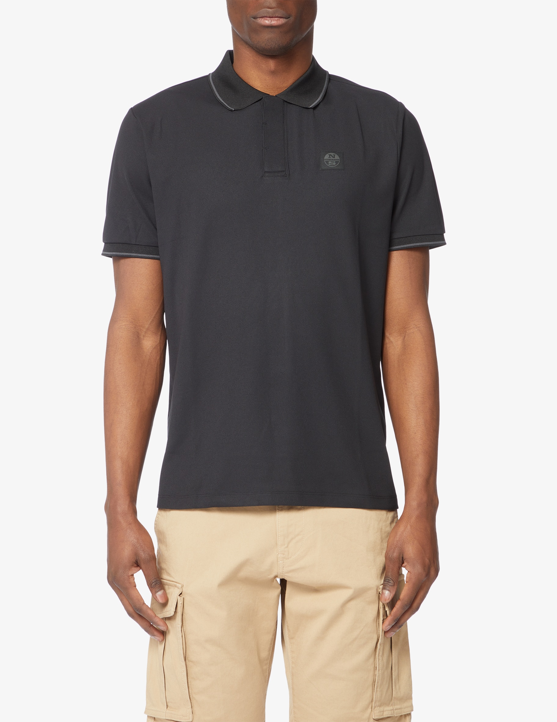 Shop North Sails Logo coolmax polo on Rinascente