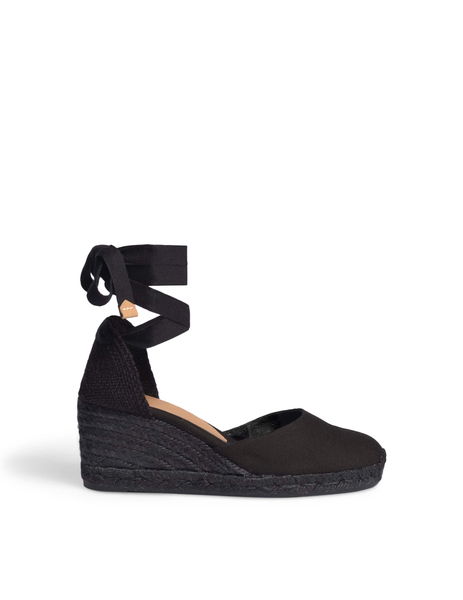 Shop Castaner Carina canvas wedges sandals on Rinascente