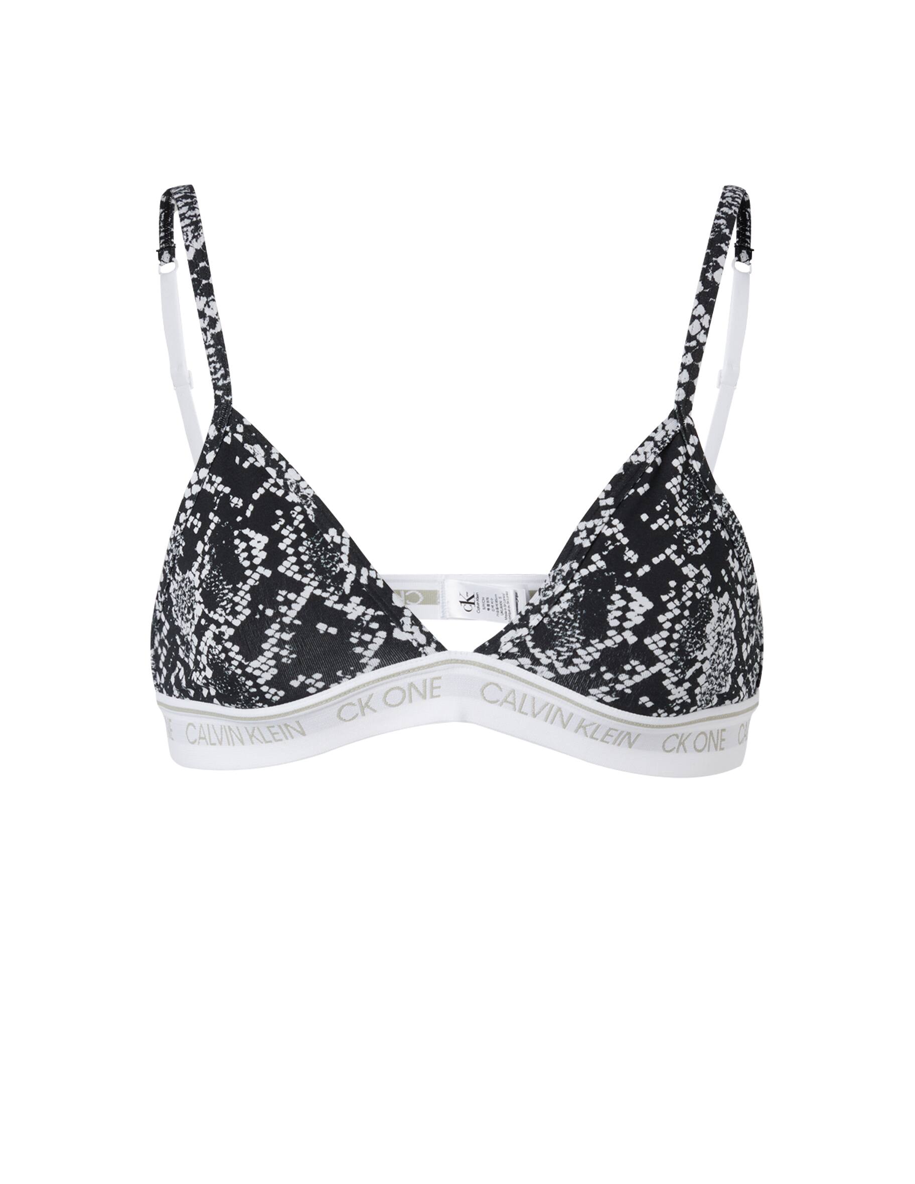 Shop Calvin Klein Triangle bra - black on Rinascente