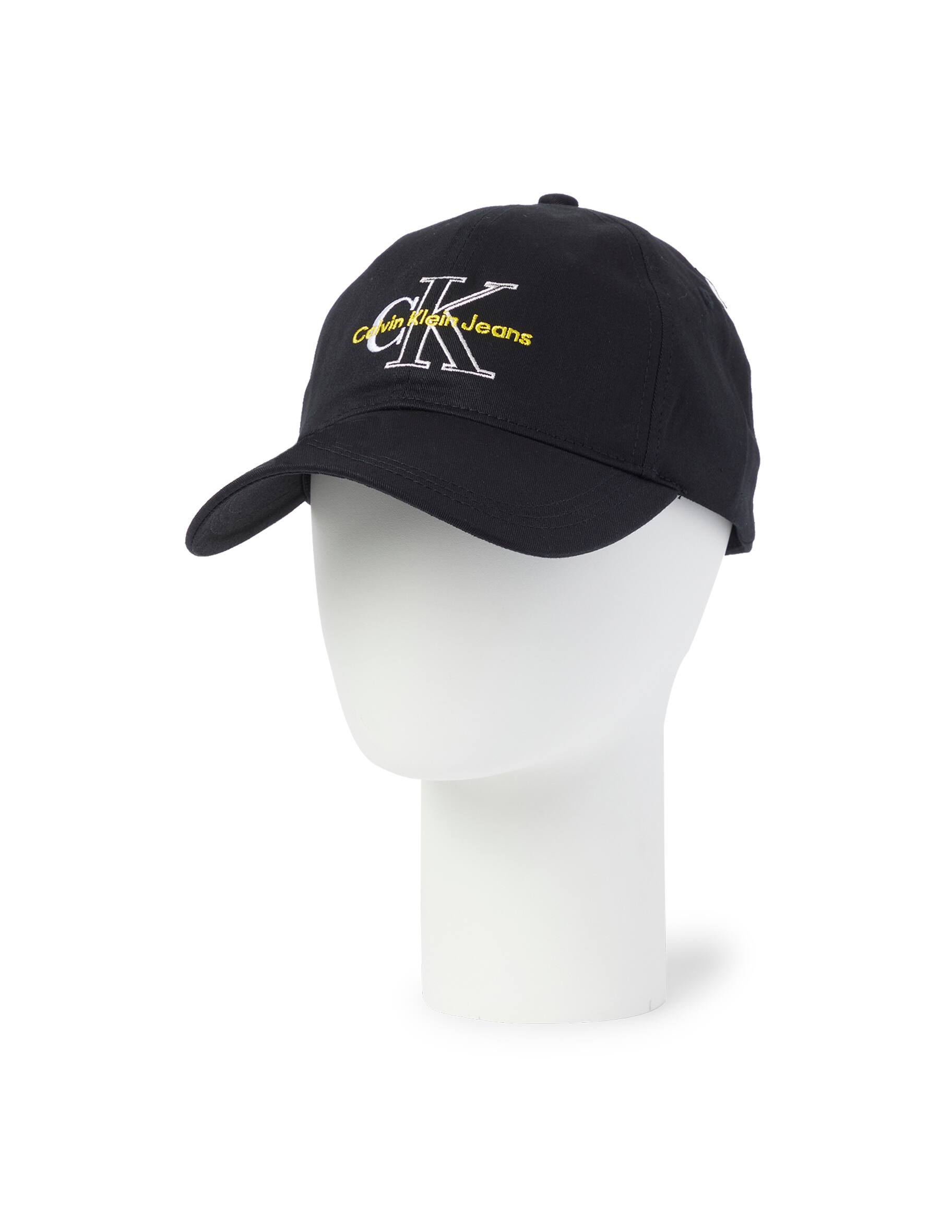 Shop Calvin Klein Ck logo baseball cap - black on Rinascente