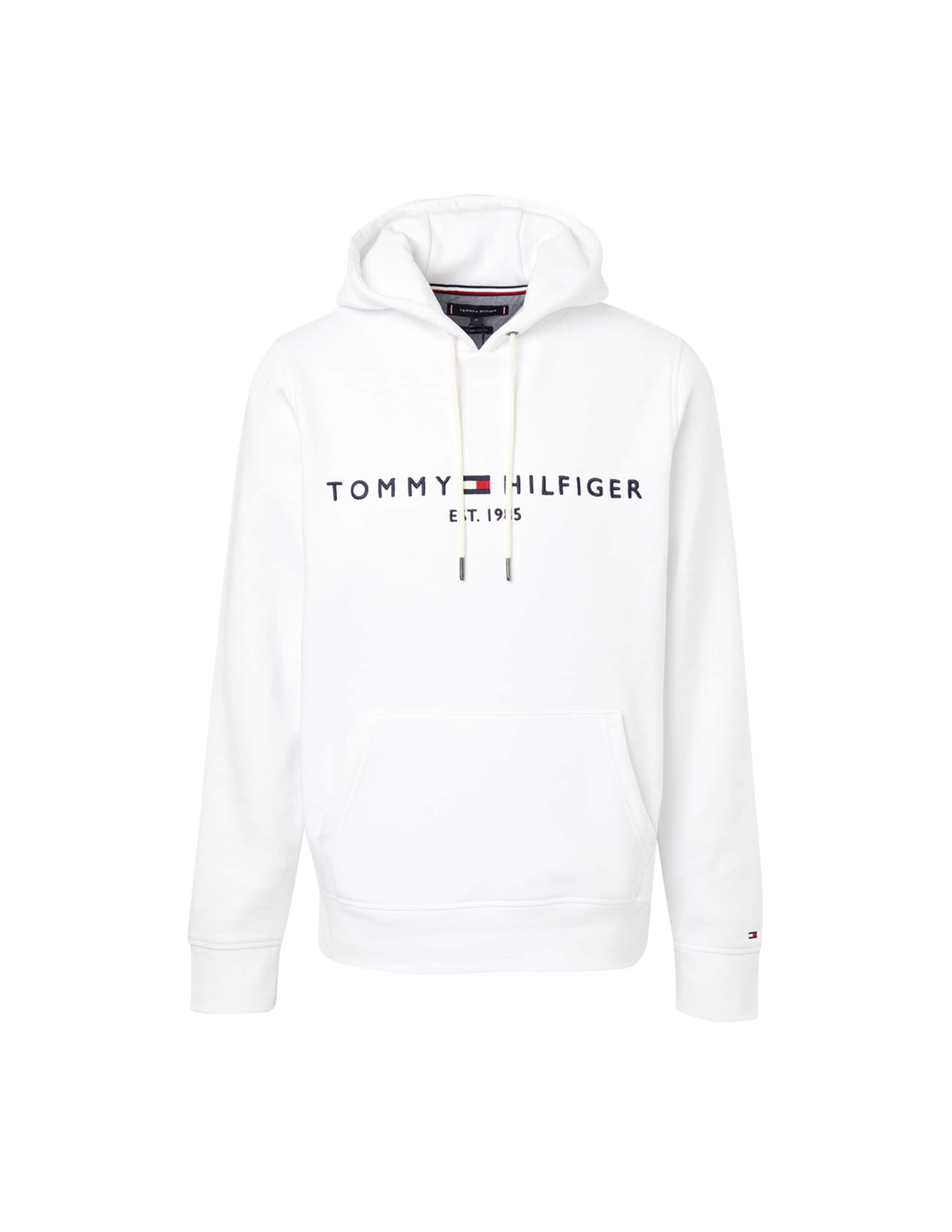 Shop Tommy Hilfiger Lettering and logo hoodie on Rinascente