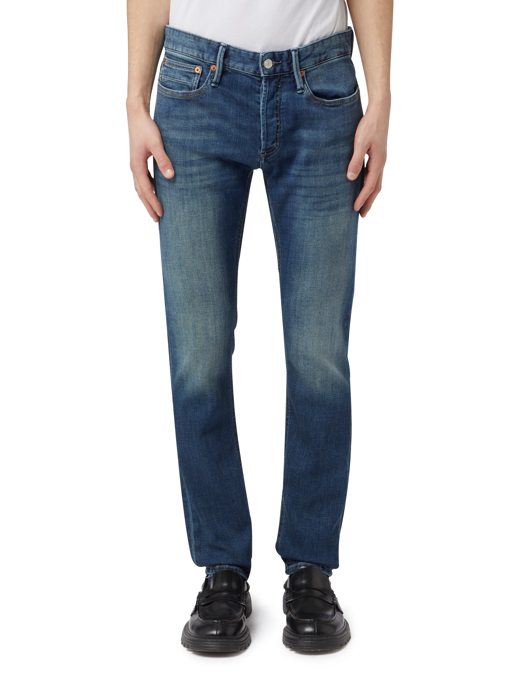 Shop Denham Razor slim fit denim on Rinascente