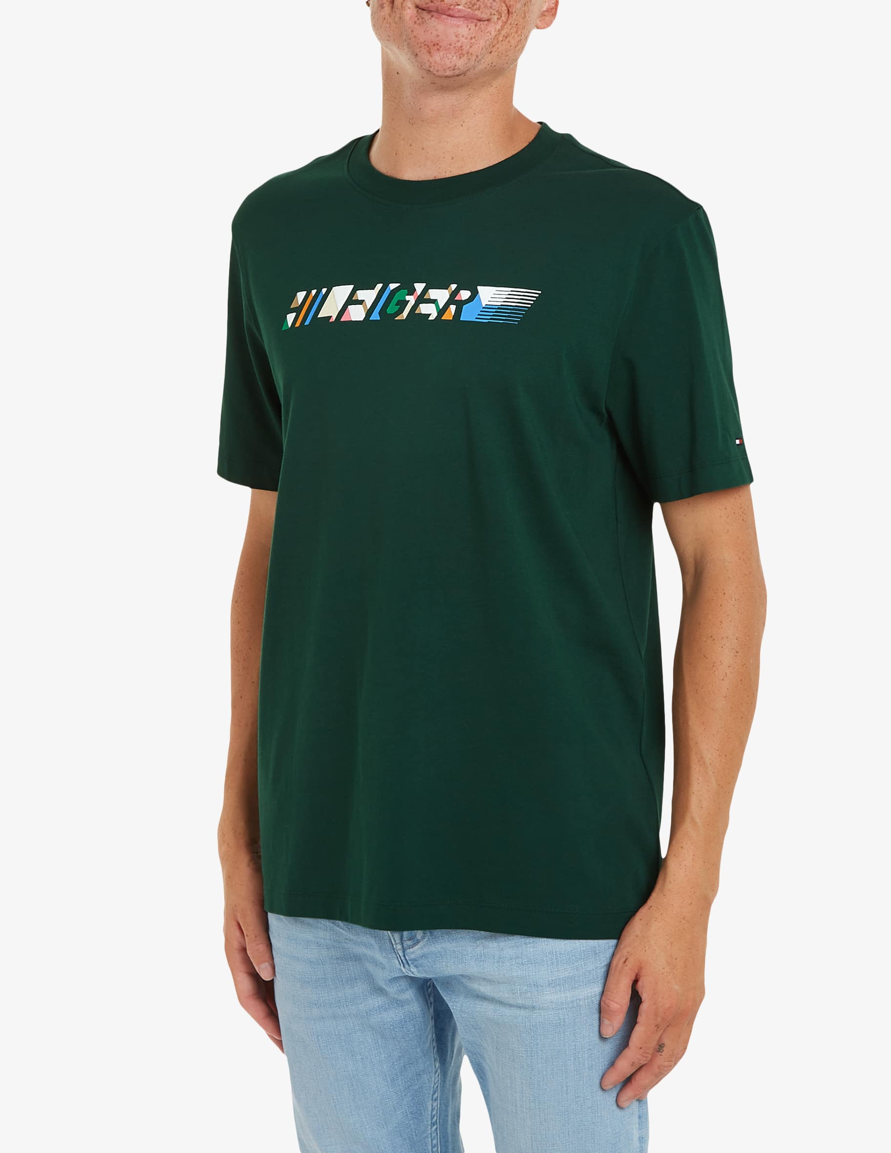 Acquista Tommy Hilfiger Maglietta multicolour lettering su Rinascente