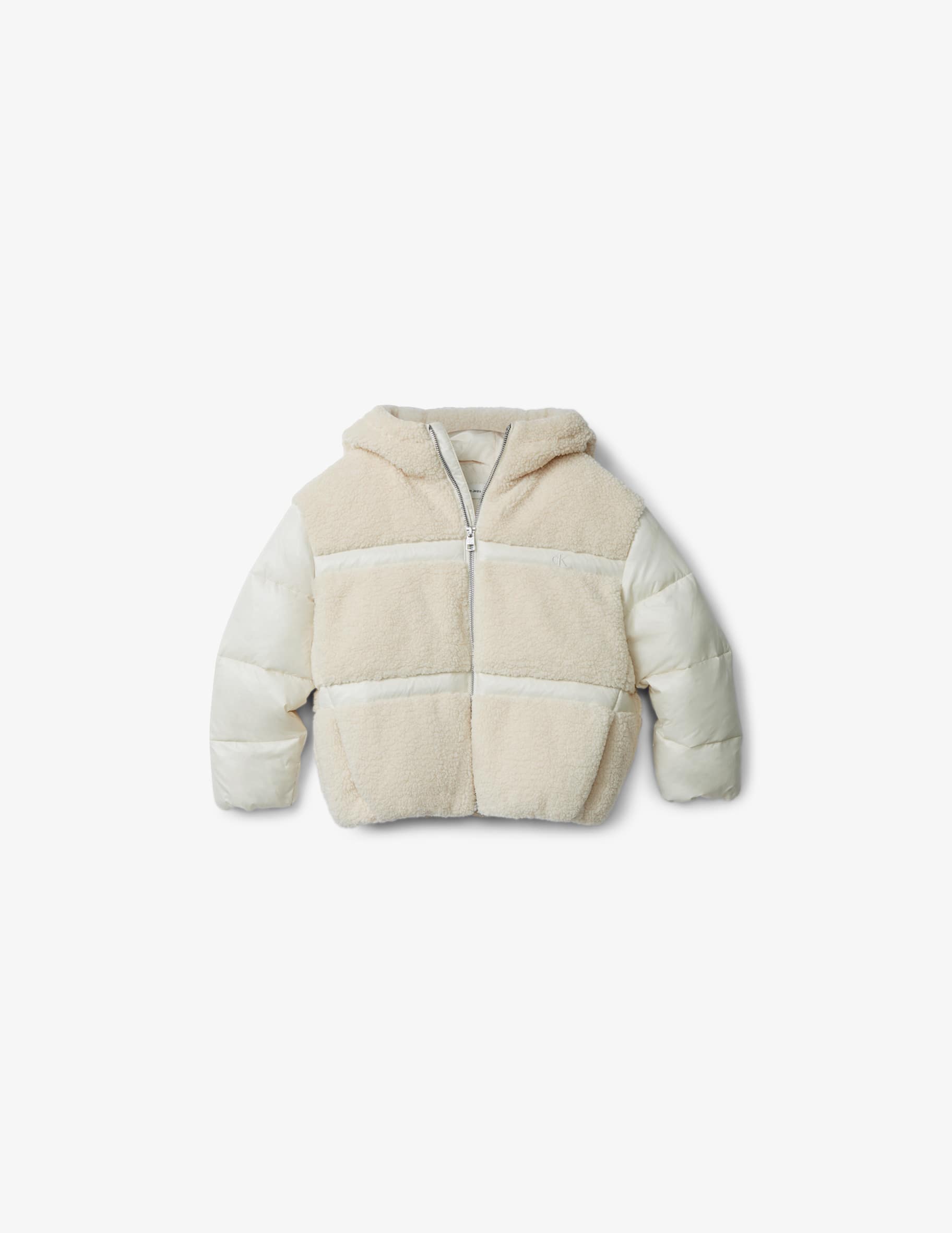 Shop Calvin Klein Teddy puffer jacket on Rinascente