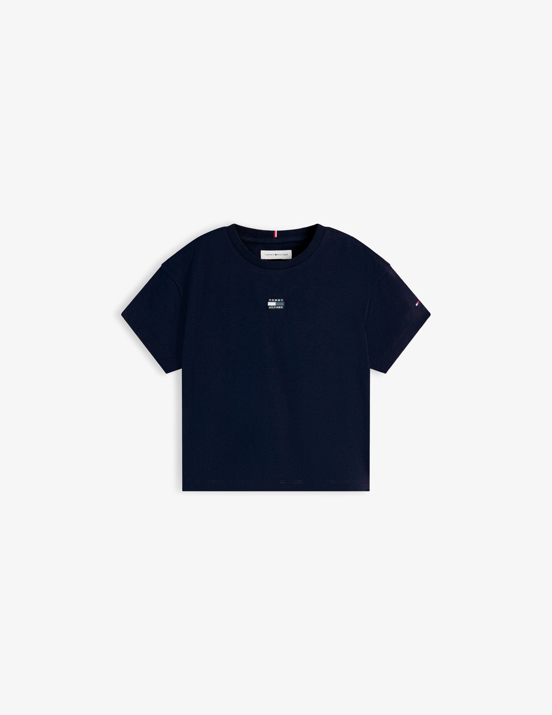 Shop Tommy Hilfiger Logo t-shirt on Rinascente